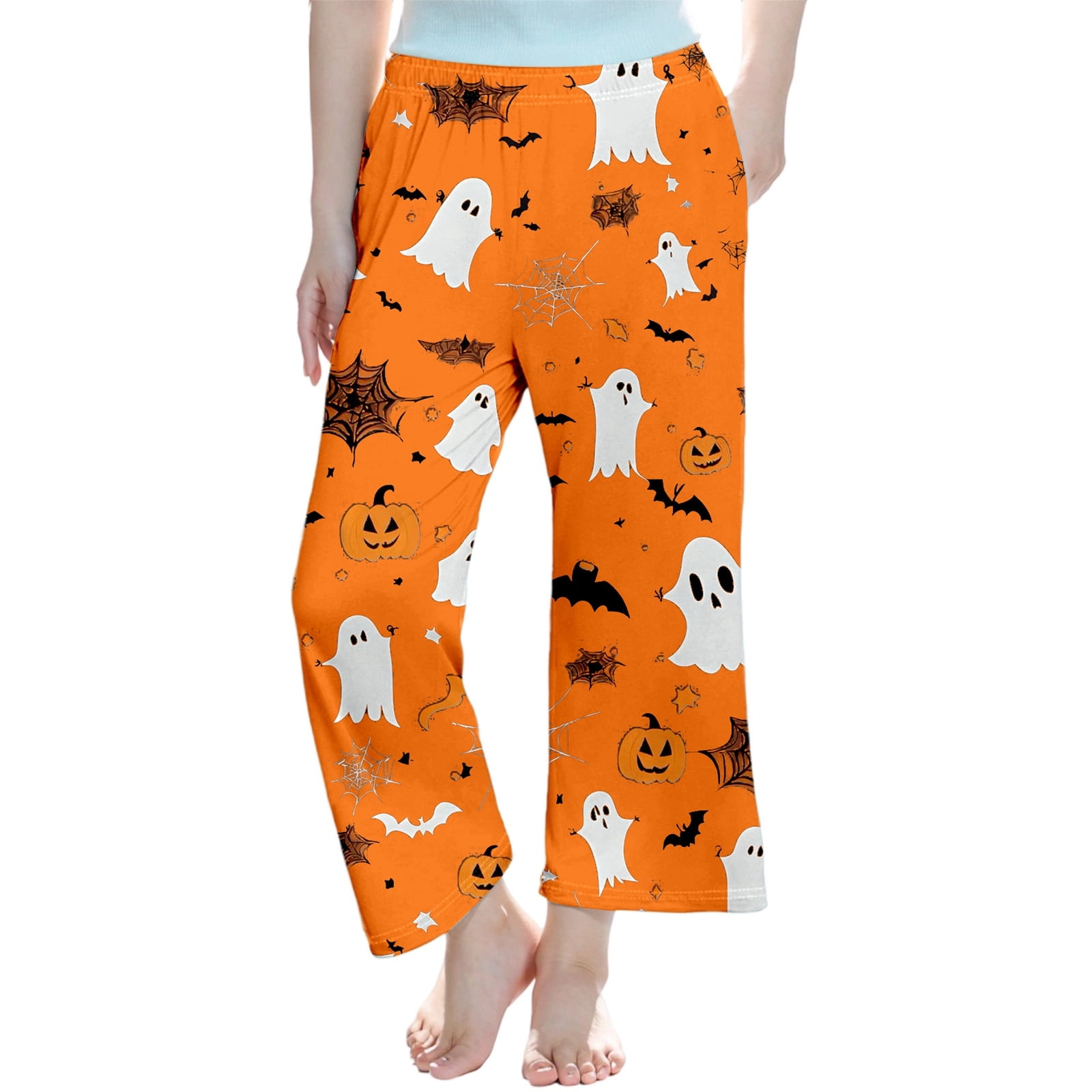 Tiijoy Toddler Girls Halloween Sleep Pants Snug Fit Soft Pull On Pajama ...