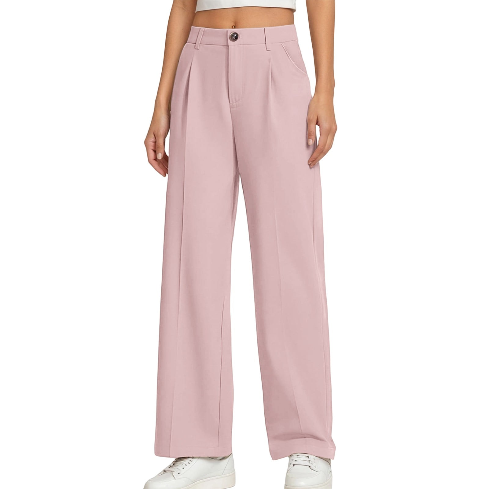 Tiijoy Tween Girls Dress Pants School Uniform Pull-On Stretch Twill ...