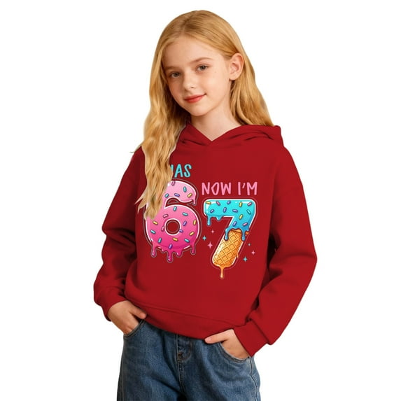 Tiijoy Tween Girls Hooded Sweatshirt Soft Casual Pullover Hoodie for ...