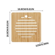 Wooden Trivets For Hot Dishes Tree Shape Trivet Set For Teapot Hot Pots ...
