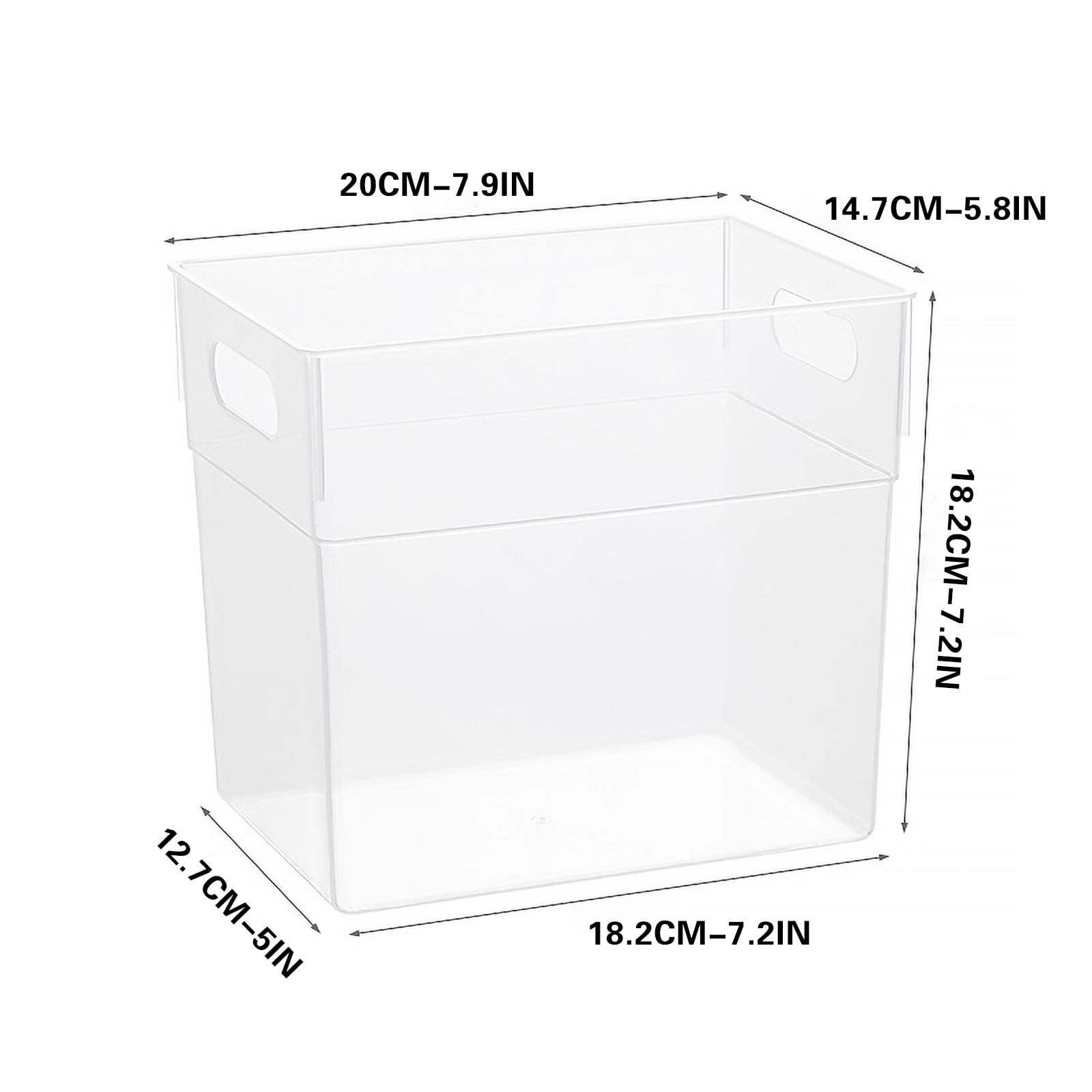 Tiitstoy Acrylic Pen Holder Box, Clear Pencil Storage Organizer for ...