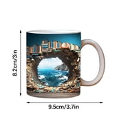 Way to Celebrate 4-Piece 13-Oz Black Bat-Shaped Glazed Ceramic Stacking ...