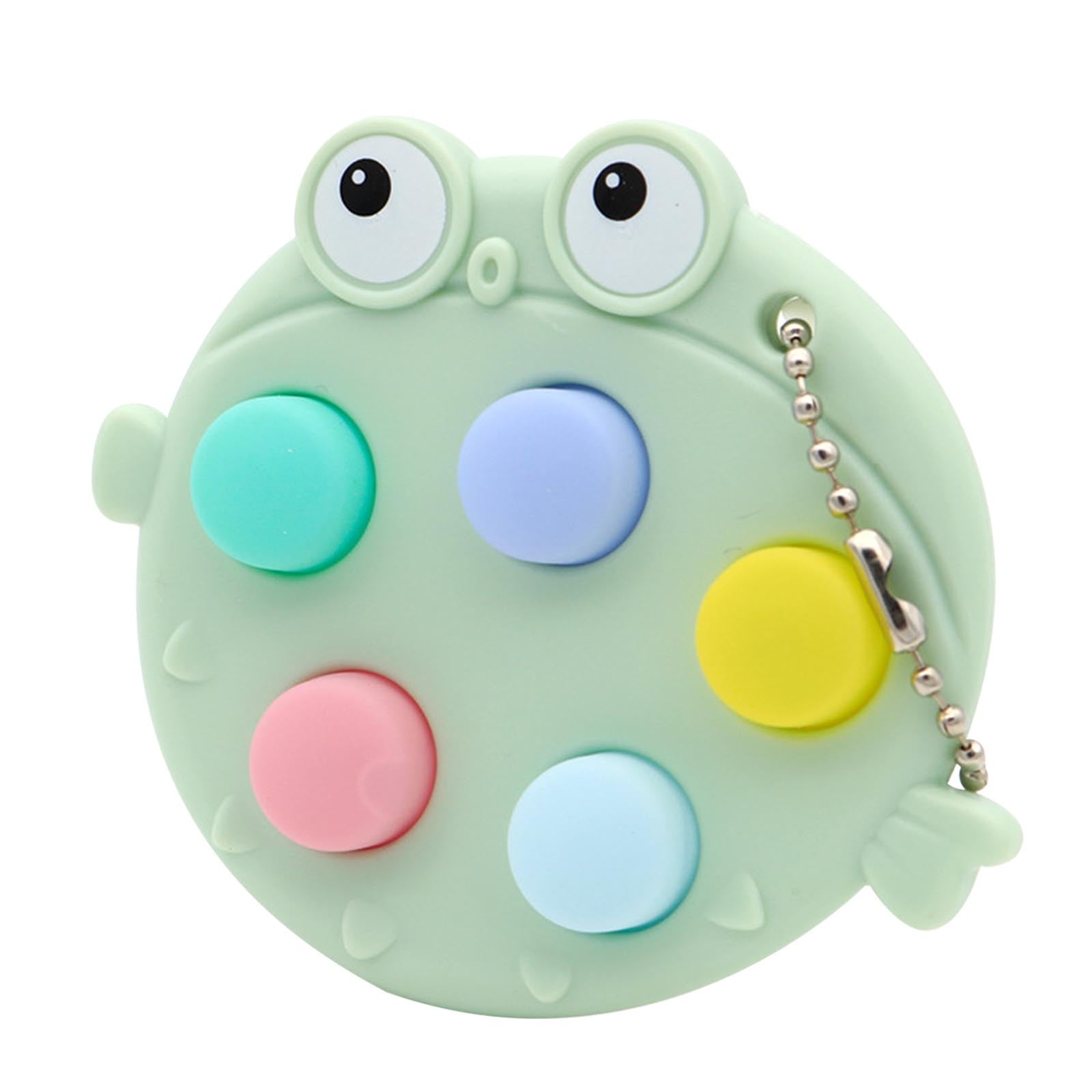 Tiitstoy Cute Pufferfish Bubble Fidget Toy Fish Keychain Mini Pop ...