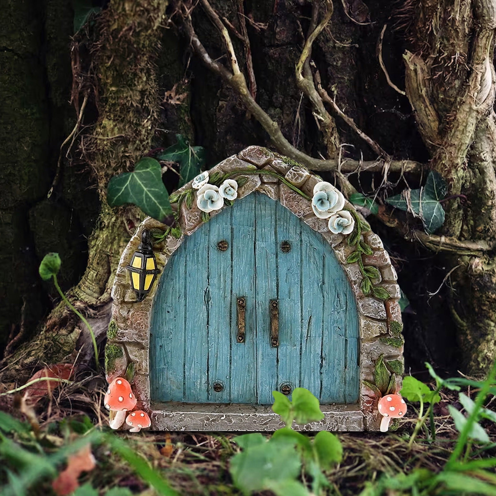 Tiitstoy DIY Garden Tree Doors Miniature Door Decoration Tale Gift for ...