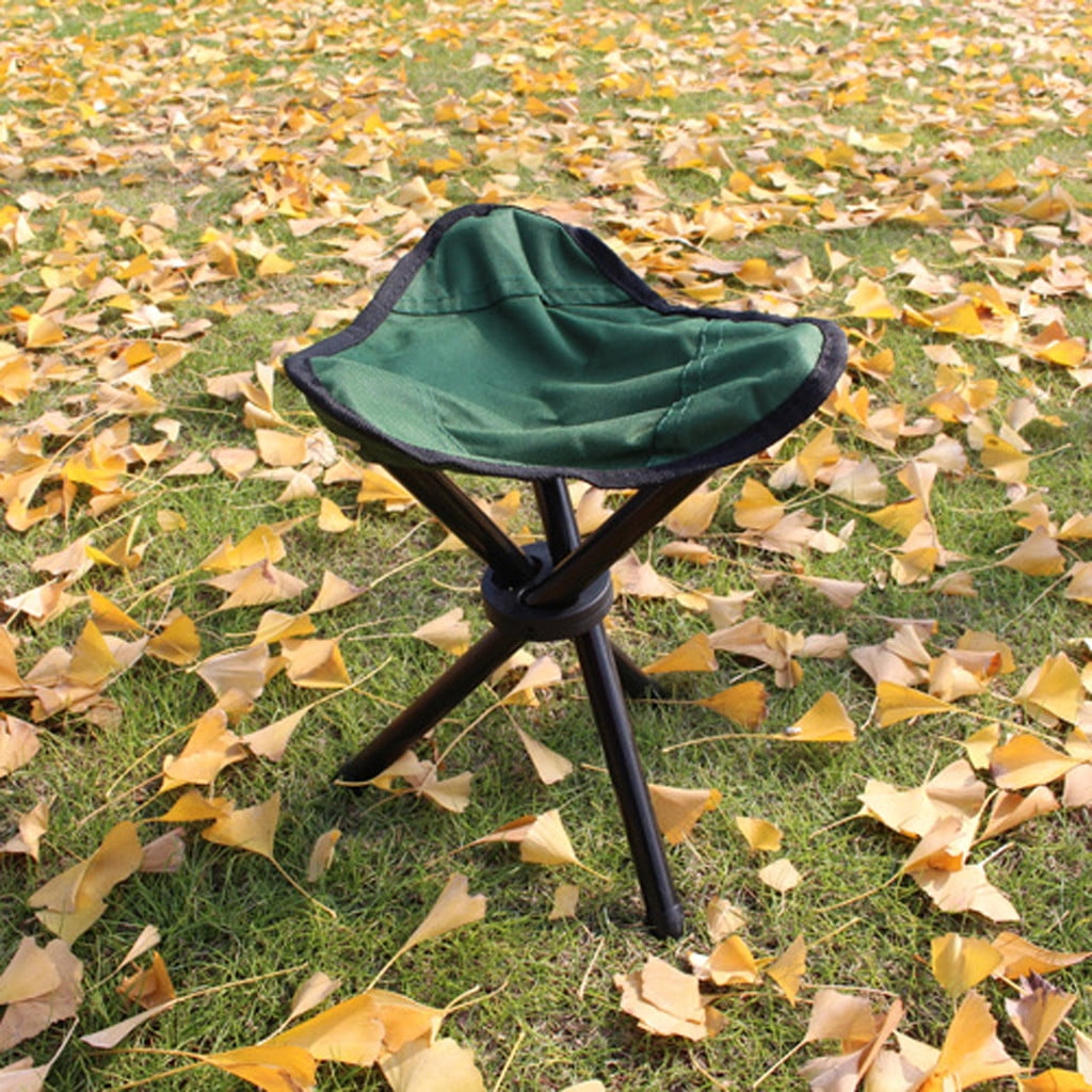 Tiitstoy Folding Camping Stool Folding Camping Chairs Portable Tripod Seat Outdoor Travel Tall Slacker Chair for Camping Walking Hunting Hiking