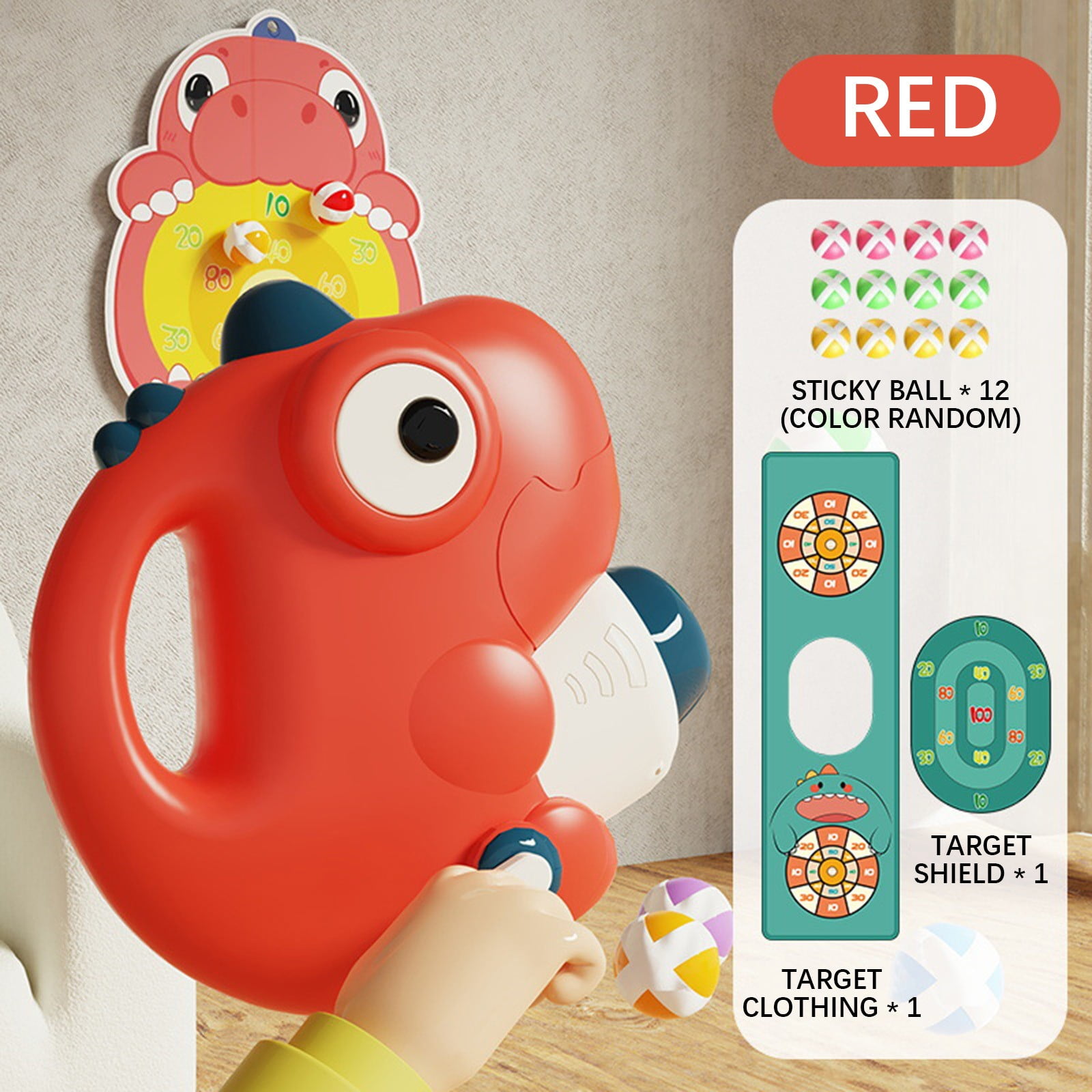Tiitstoy Kids Dinosaur Shooting Toys for Kids 3 4 5 6 7 8+ Years, Dino ...