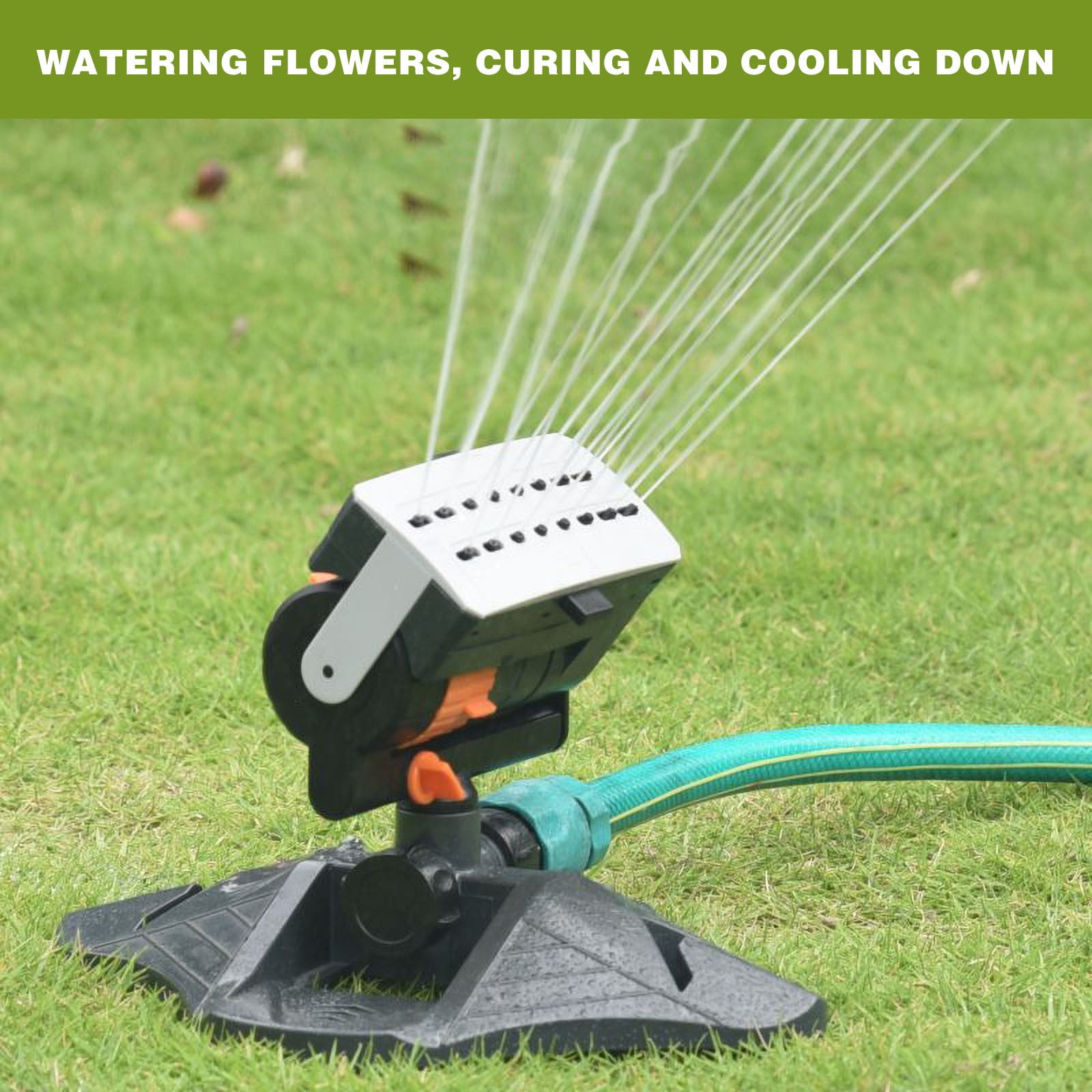 Tiitstoy Mini Oscillator Sprinkler, Garden Irrigation, Adjustable Range ...