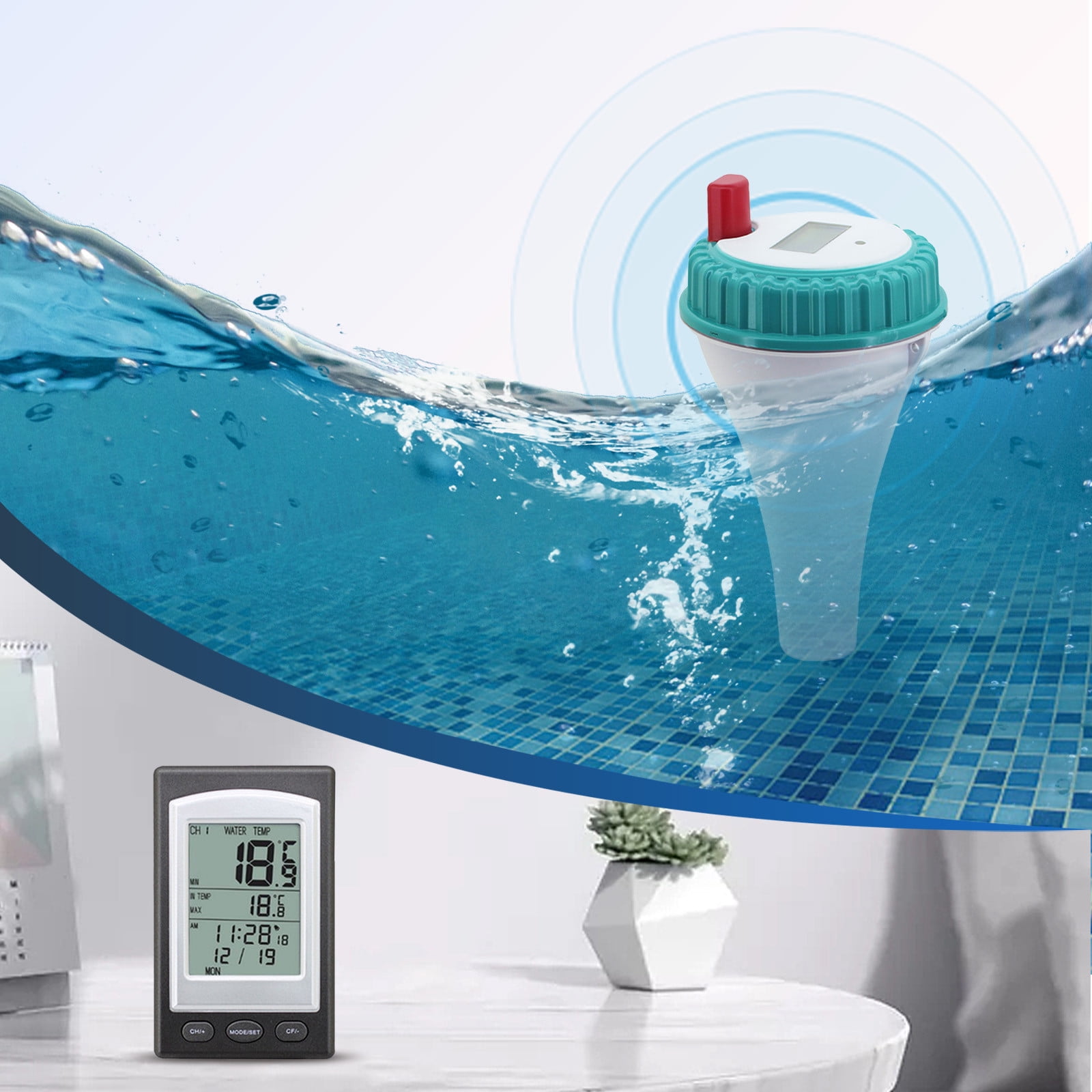 Tiitstoy Pool Thermograph Wireless Floating Easy Read Best Solar