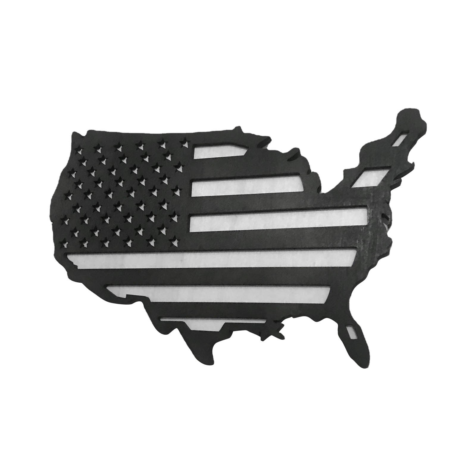 Tiitstoy Solid Wood USA Map, American Flag Wall Hanging for ...