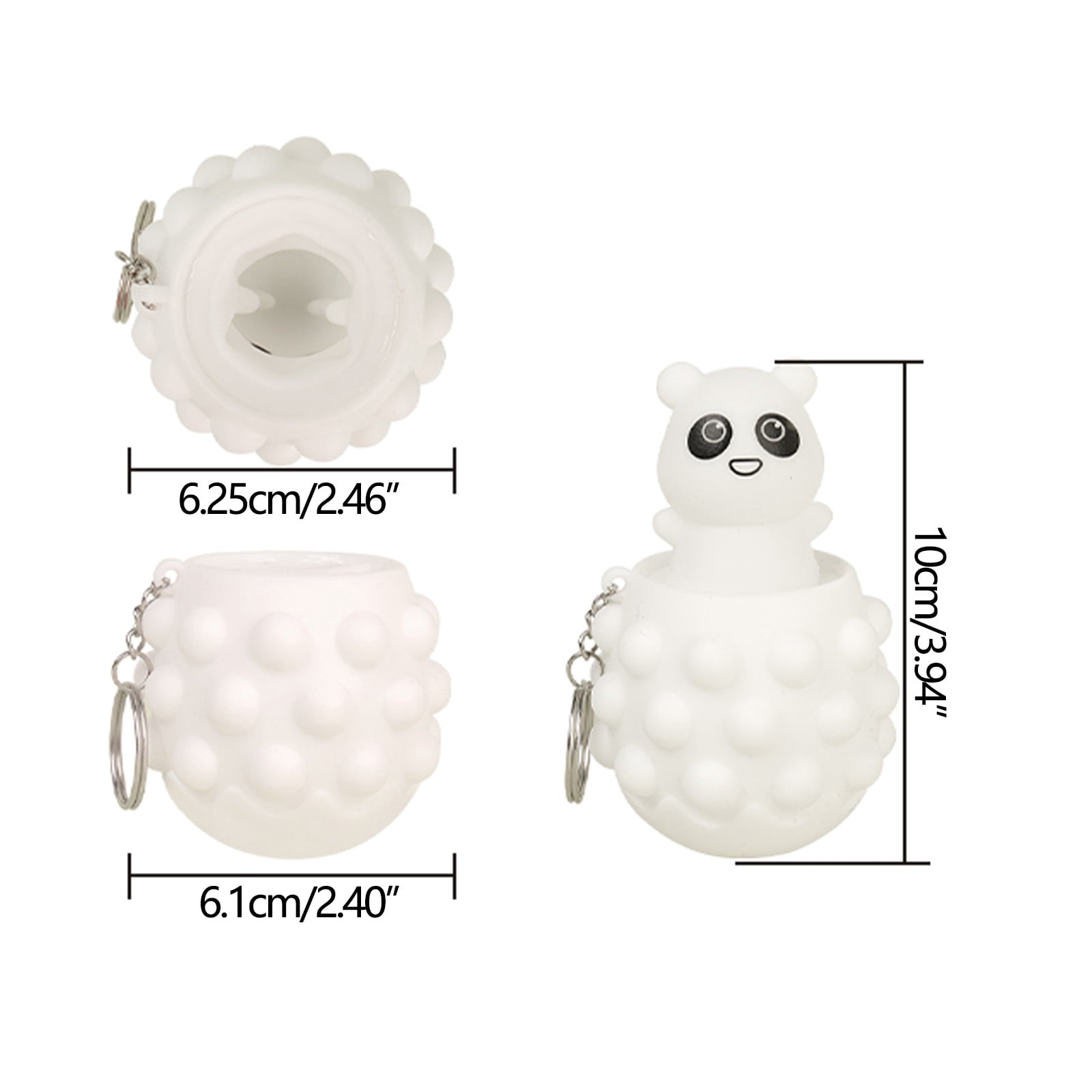 Tiitstoy Stress Animal Balls for Kids Squishy Silicone Ball Fidget Toys ...
