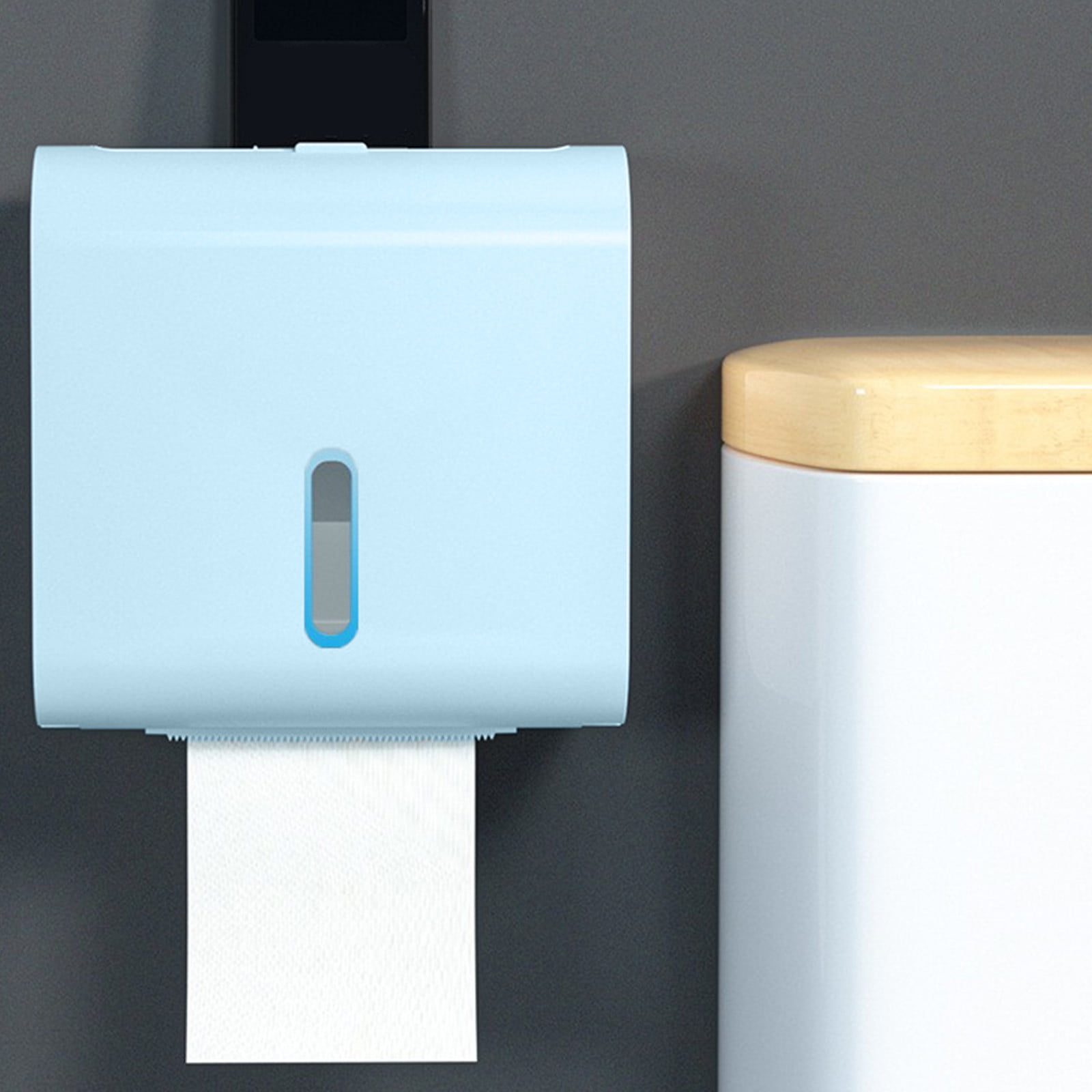 Tiitstoy Toilet Paper Towel Box No Punch Water Toilet Paper Roll Box ...