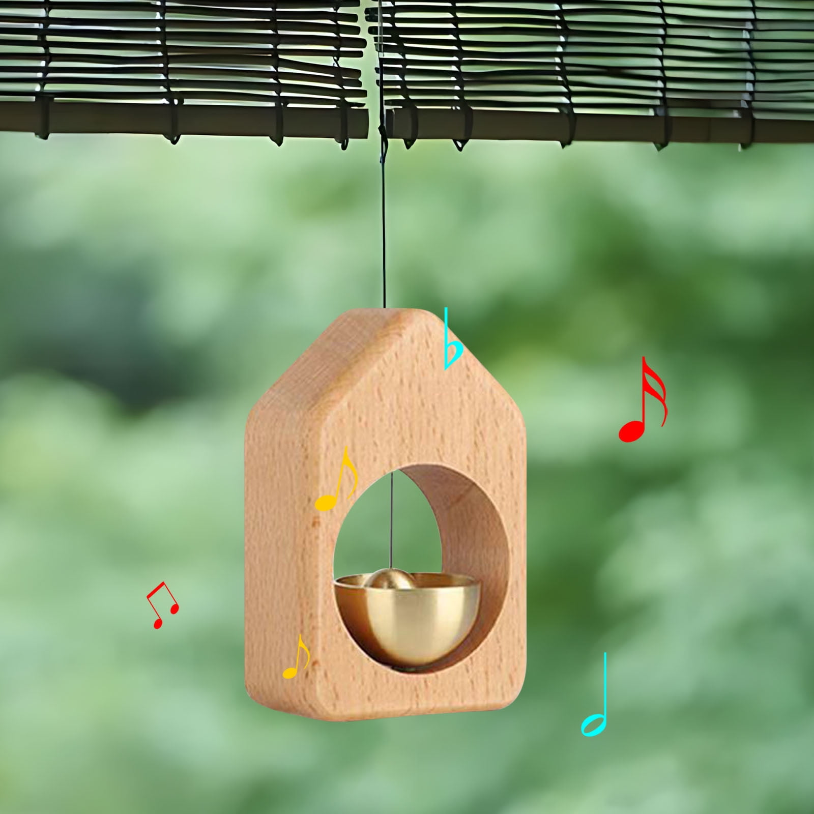 Tiitstoy Door Chime for Entrance, Magnetic Brass Doorbell, Handmade ...