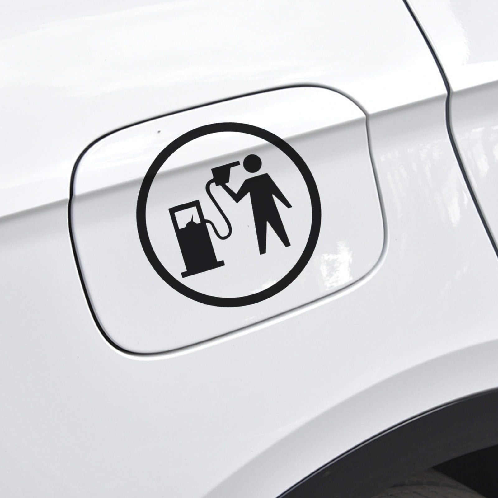 Tiitstoy Funny Car Fuel Tank Cap Stickers, Waterproof Automotive High ...