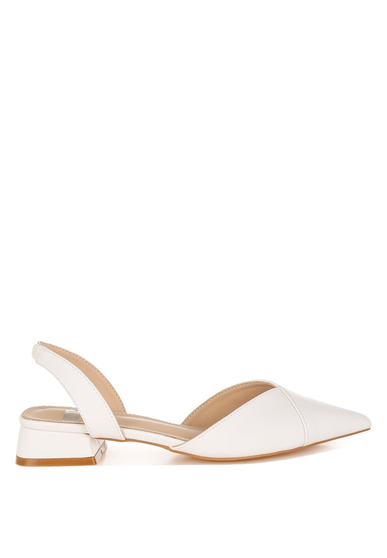 Tijay Soft Real Leather Slingback Sandals - Walmart.com
