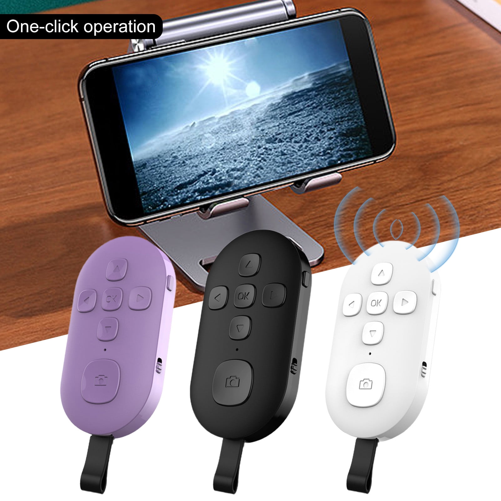 Tik Tok Bluetooth compatible Remote Control Create Photos and Video Recording Remote Type C ...