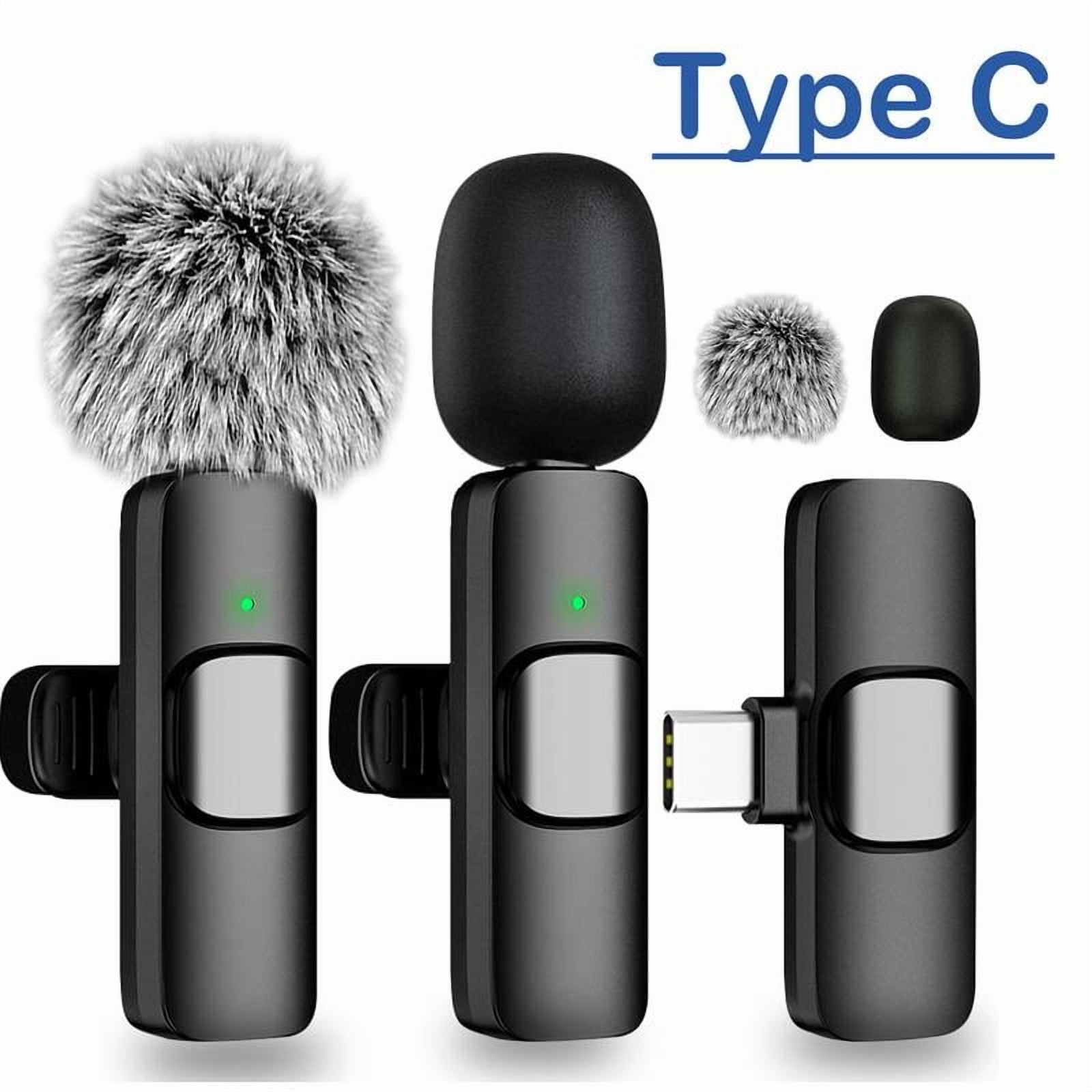 【TikTok 2-Pack Wireless Lavalier Microphones】Professional Lapel Mics ...