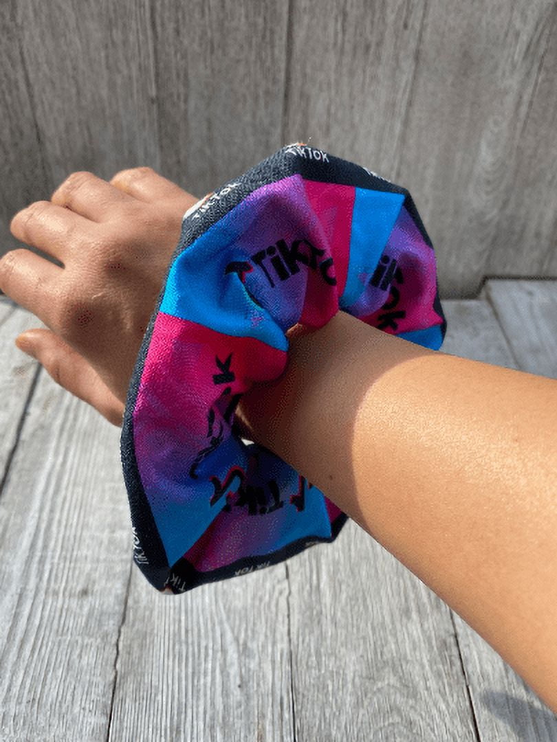 TikTok Oversized Scrunchie Tik Tok hair tie Tik Tok Gift - Walmart.com