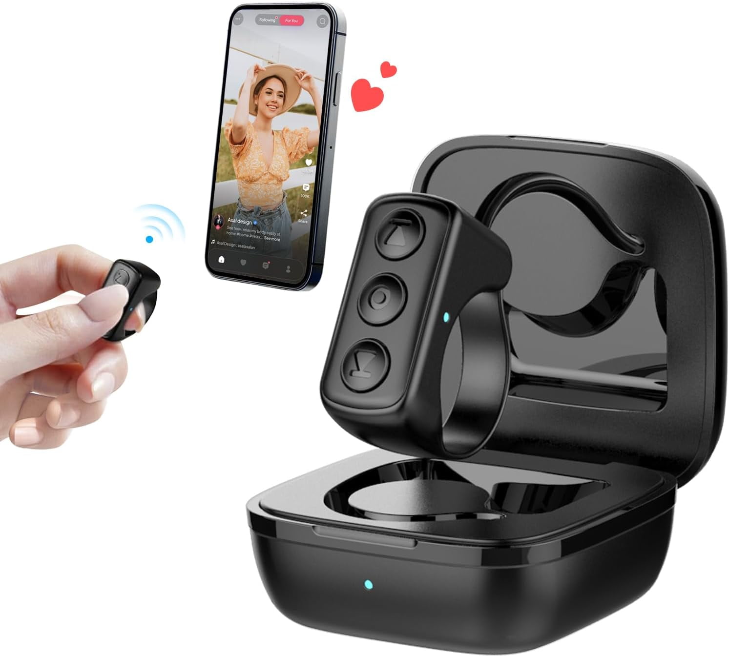 TikTok Remote Control Ring and Kindle Page Turner Remote ...