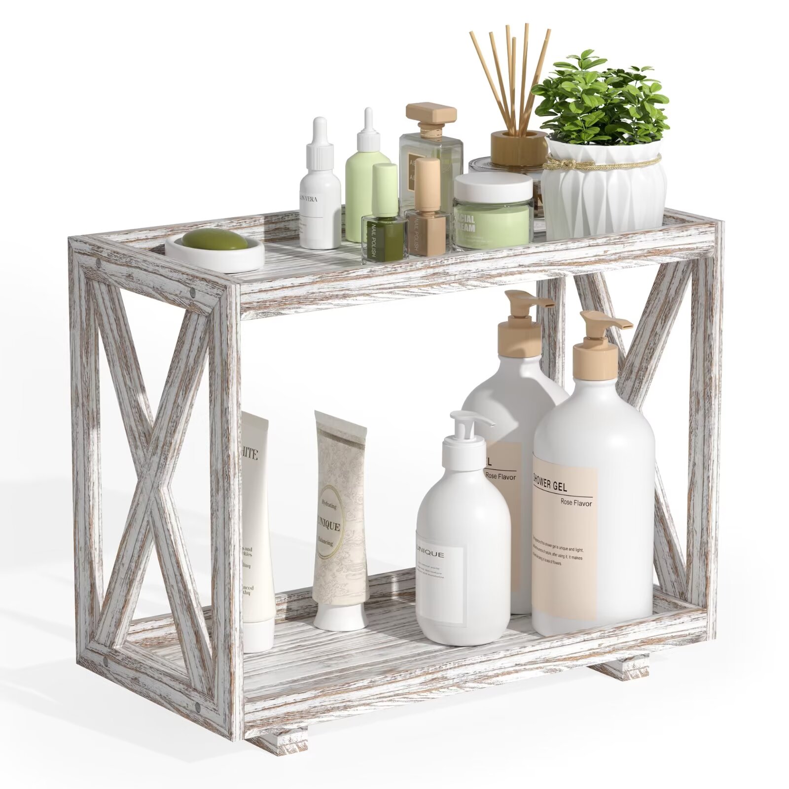 Logianis 3-Tier Bathroom Corner Organizer Countertop Organizer ...