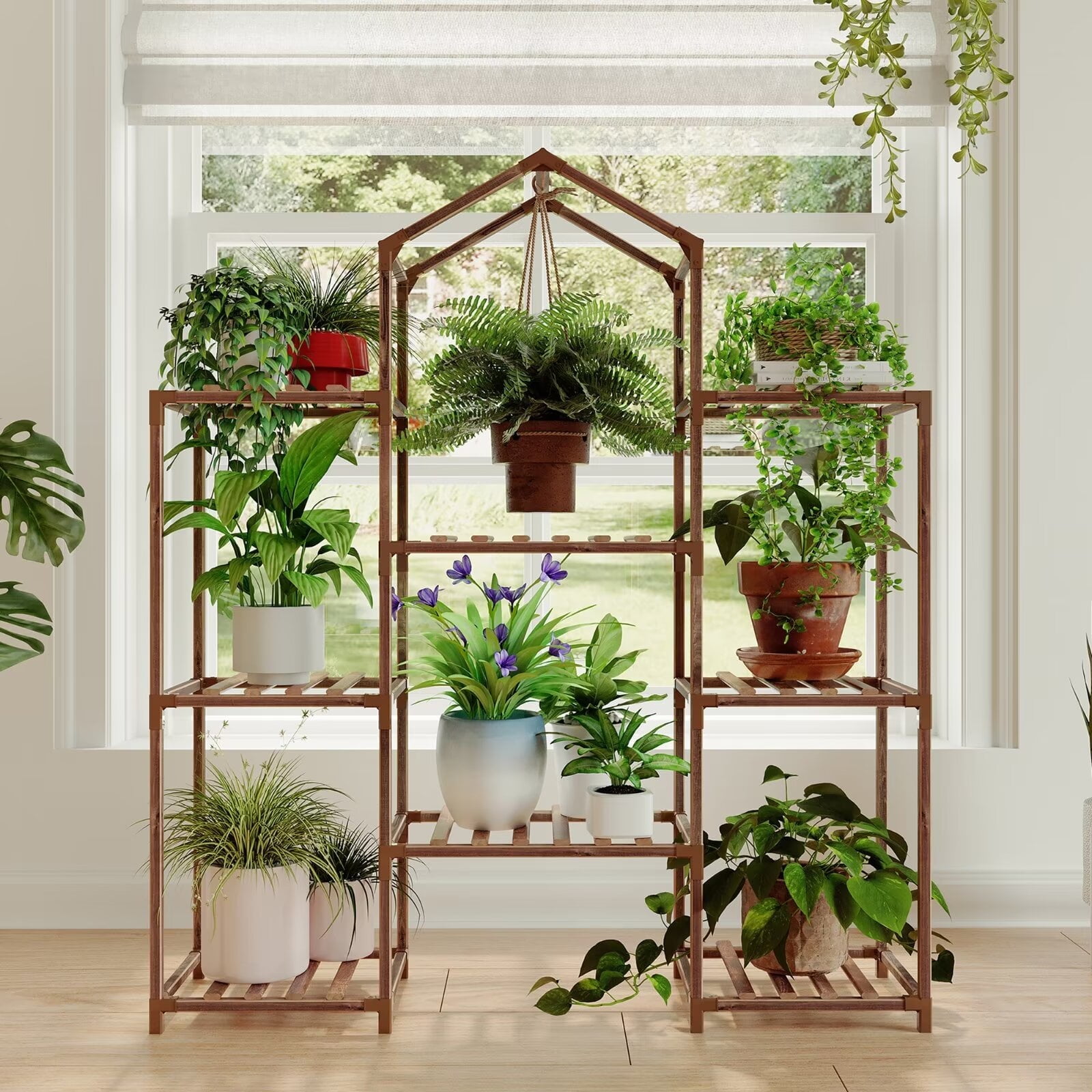 Plant Riser, Wide Application Wooden Display Stand For Plant - Walmart.com