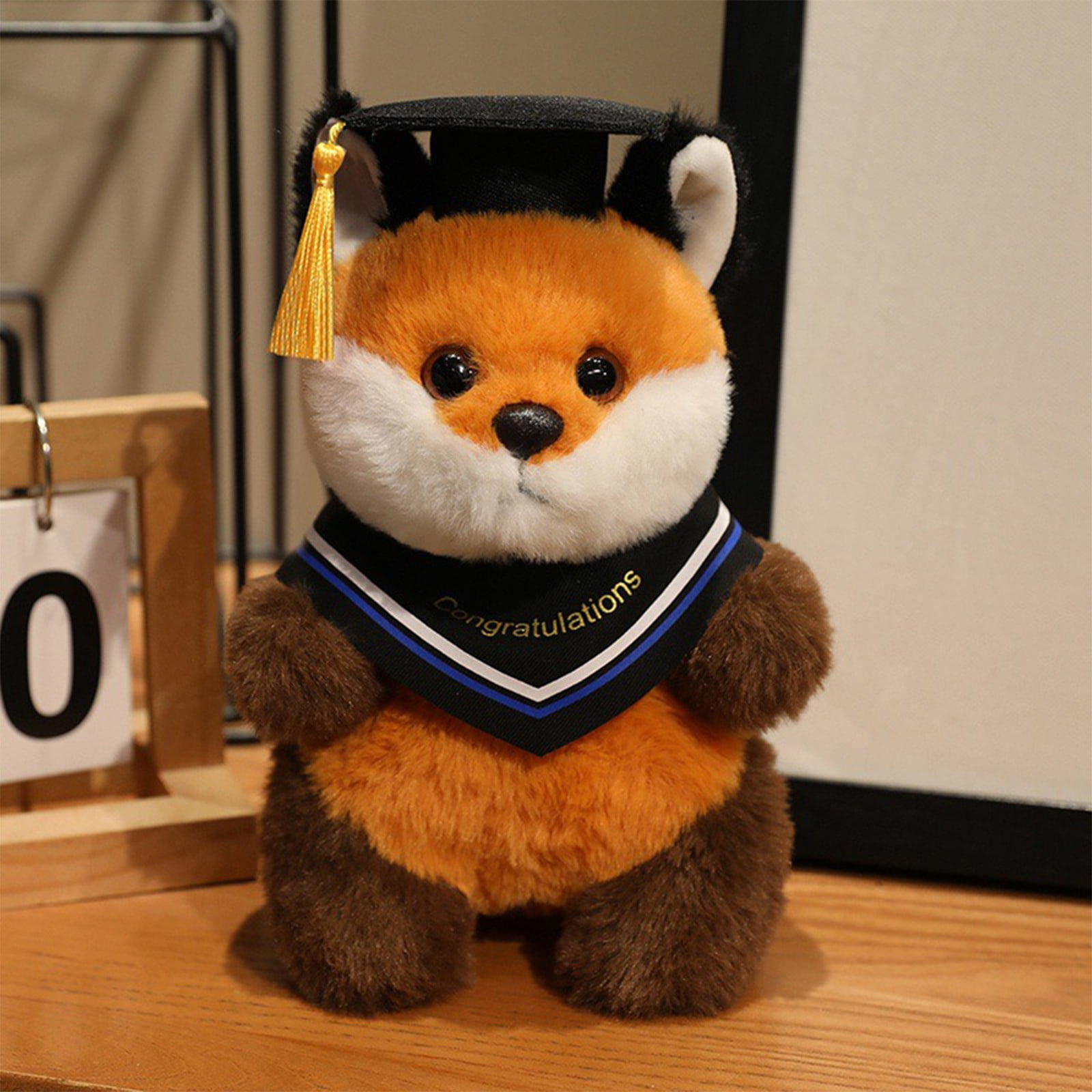Tikeitoo Graduation Gift Graduation Fox Stuffed Animal 2025,Graduation ...