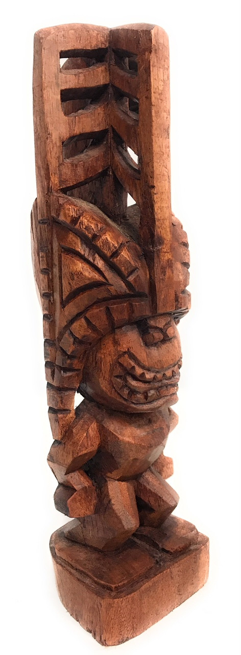 Tiki Akua 12" - Hawaii Museum Replica Stained - Hawaii Heritage ...