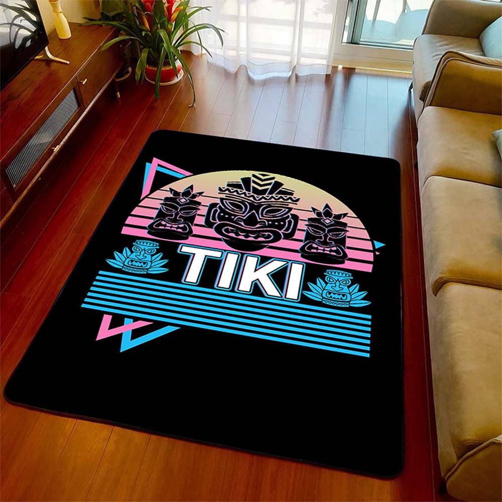 Tiki Bar Carpet Hawaii Holiday Floor Mats Party Beach Bar Pub Area Rug ...