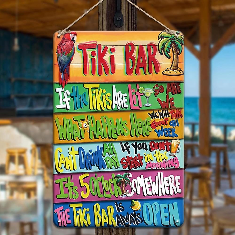 Tiki Bar Decor Beach Signs Tiki Bar Signs,Patio Signs Tiki Bar ...