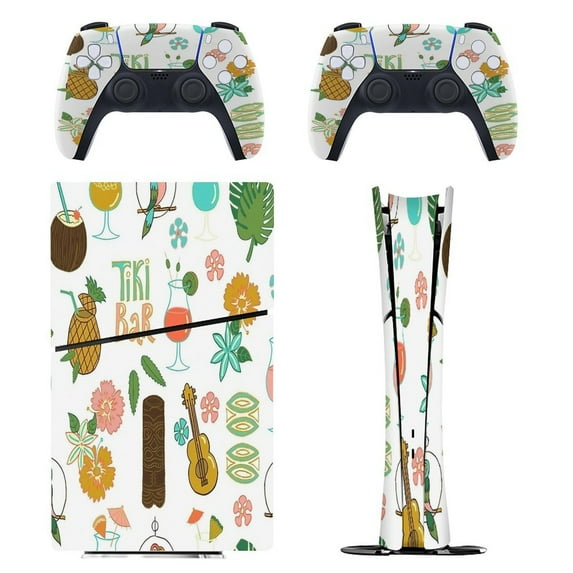 Tiki Bar Lounge PS5/PS5 Pro/PS5 Slim Digital Disc Skin Sticker For ...