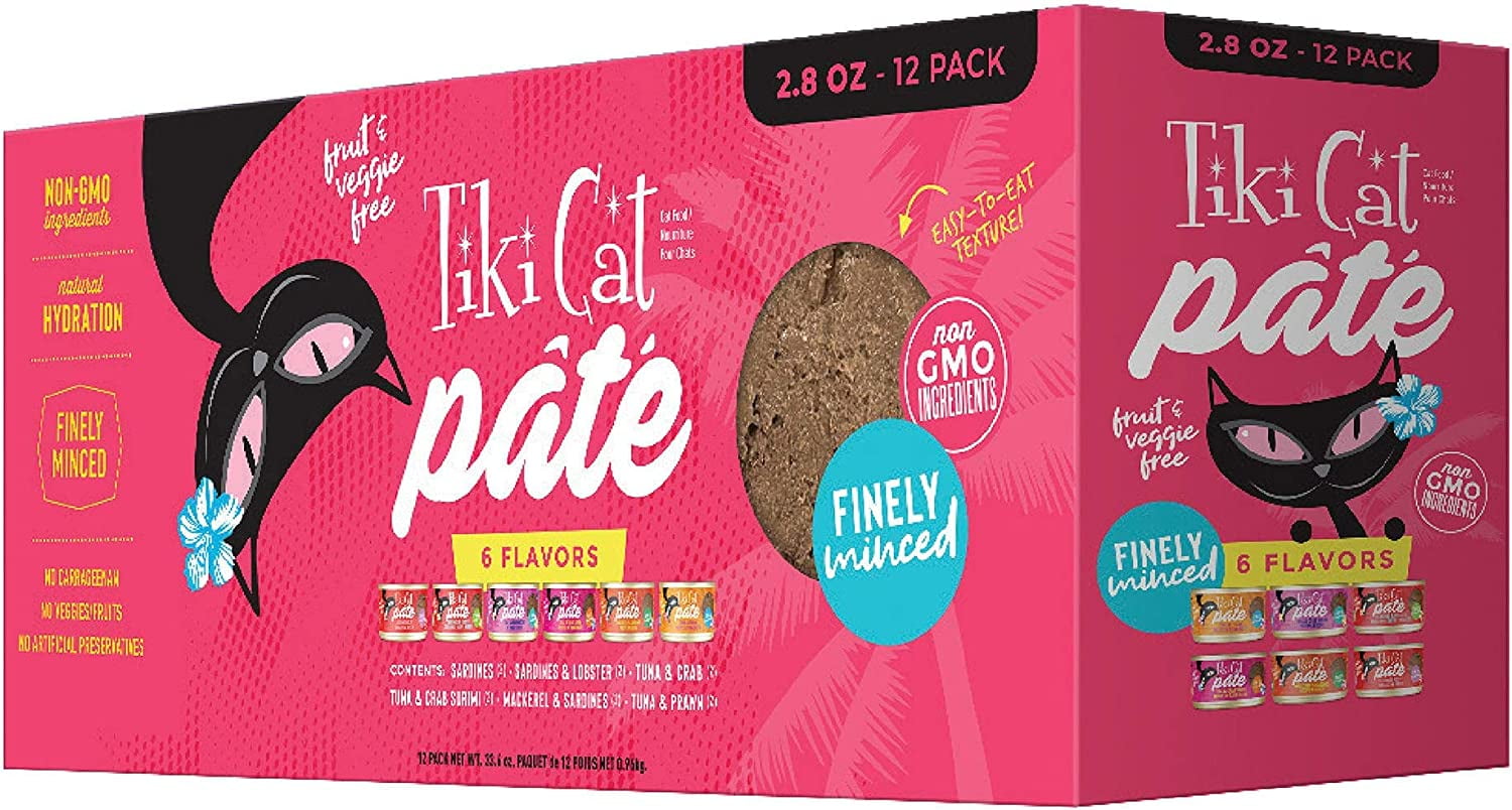 Tiki Pets Canned Cat Food, Grain Free Pate, High Protein, Hydrating ...