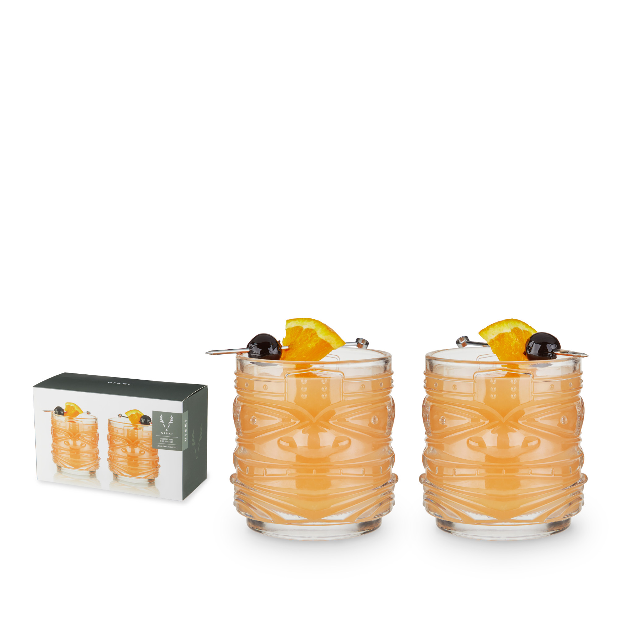 Tiki DOF Tumblers by Viski[ 15 ] - Walmart.com