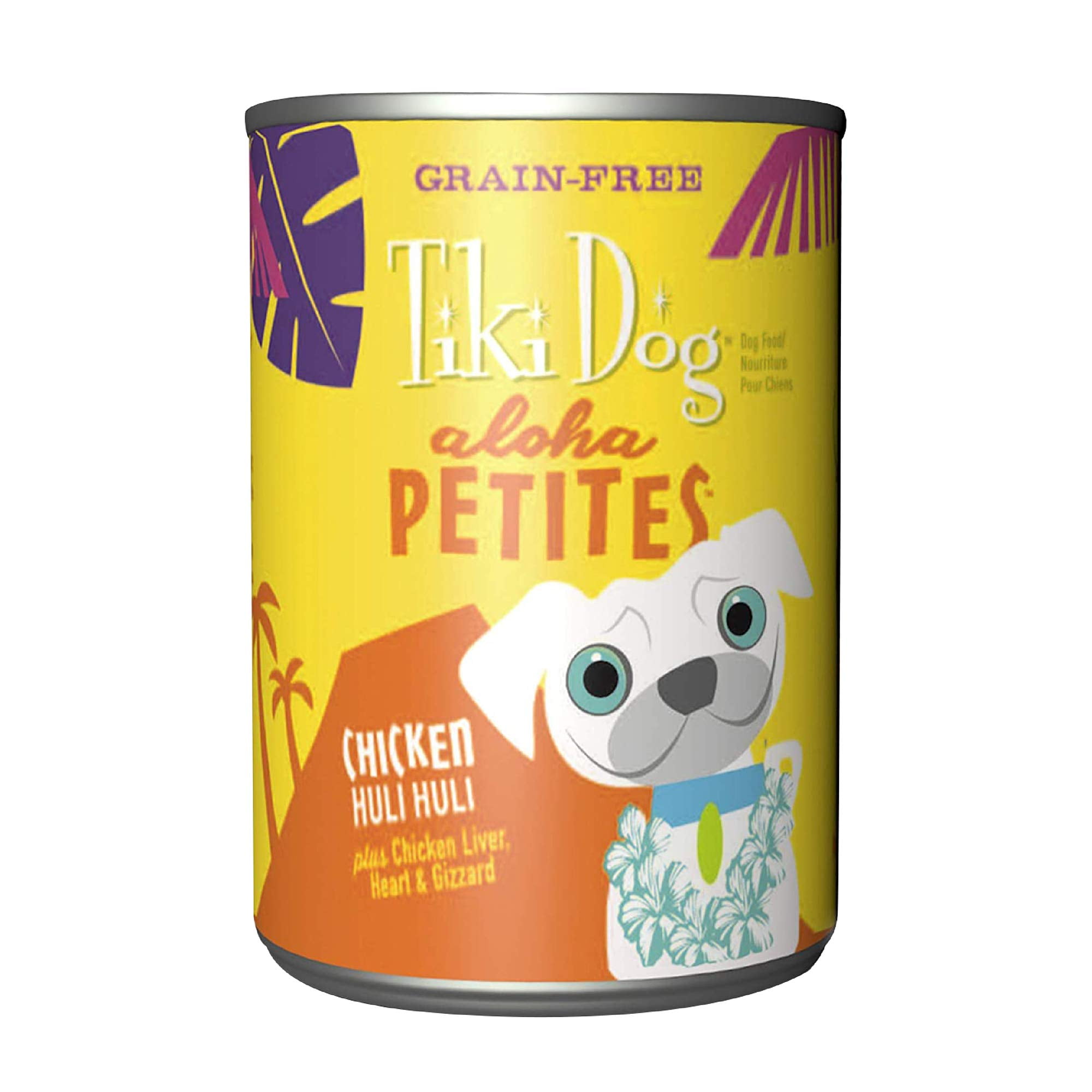 Tiki Dog Petites Grain Free, Chicken With Chicken Liver, Heart ...
