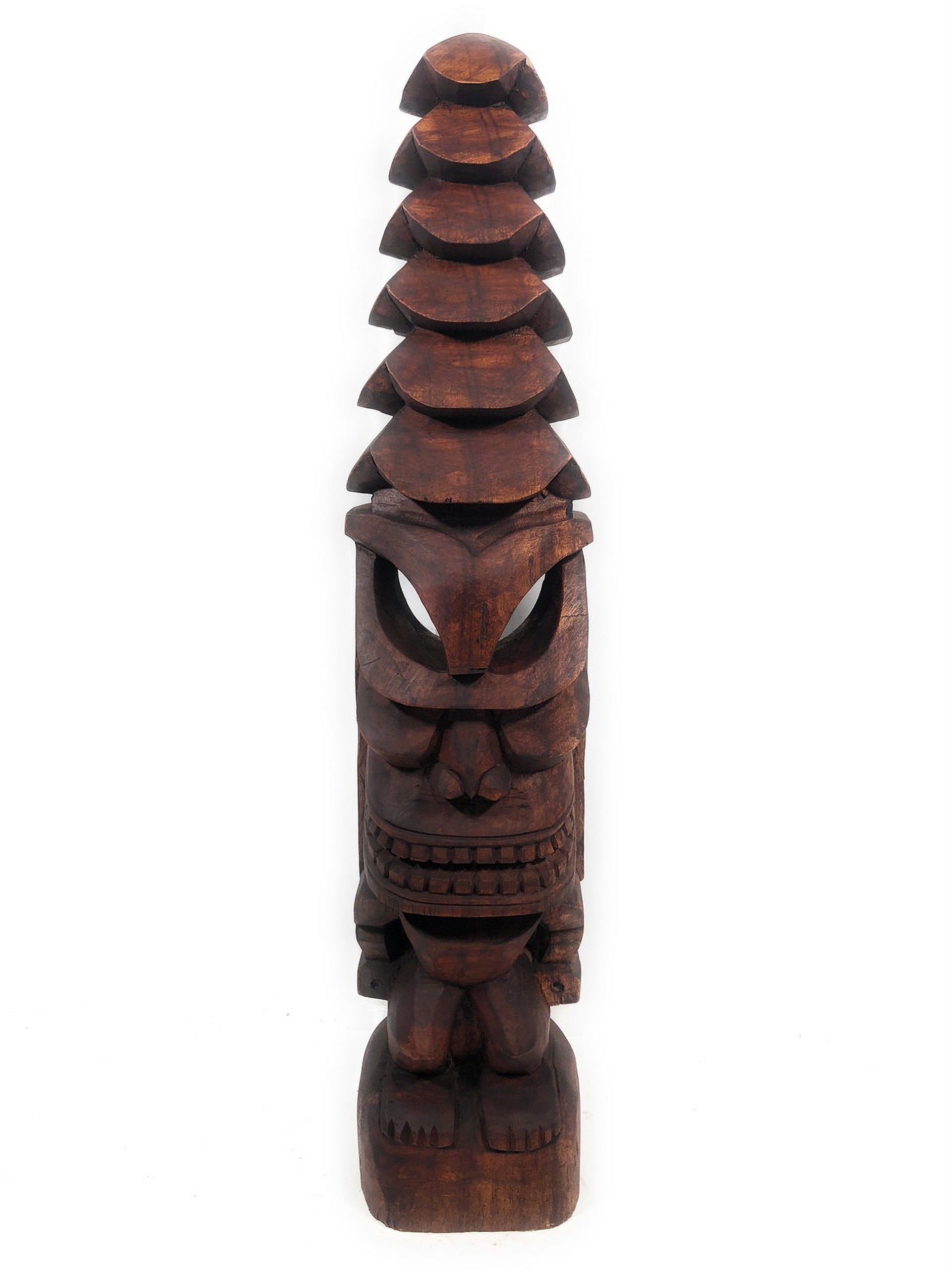Tiki God Temple Image 32" Stained | Hawaii Museum Replica | # ...