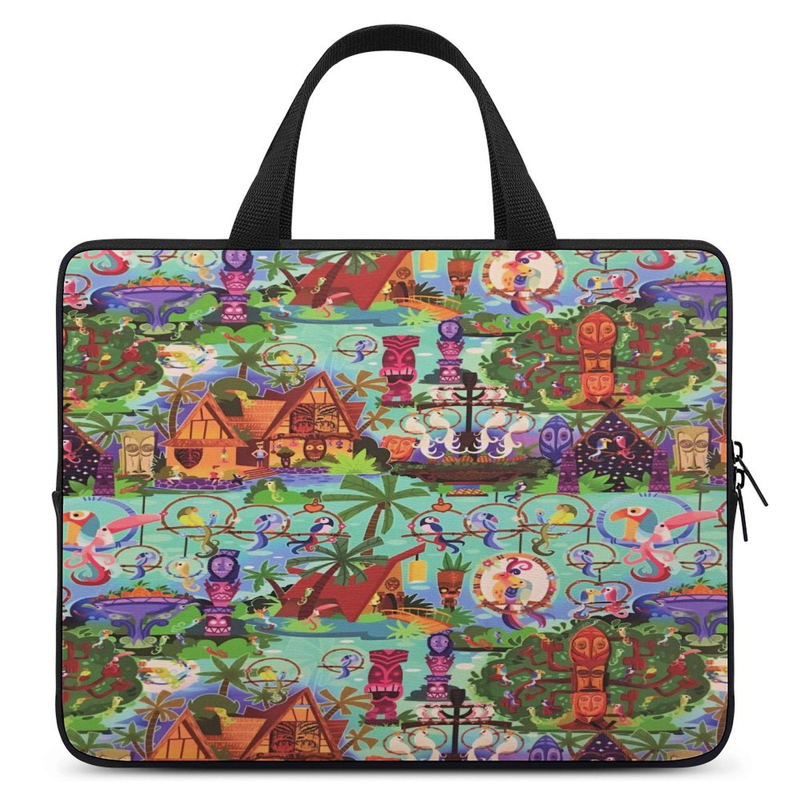 Tiki Hut Vintage Retro Art Laptop Bag Women Man 10 12 13 15 17 Inch ...