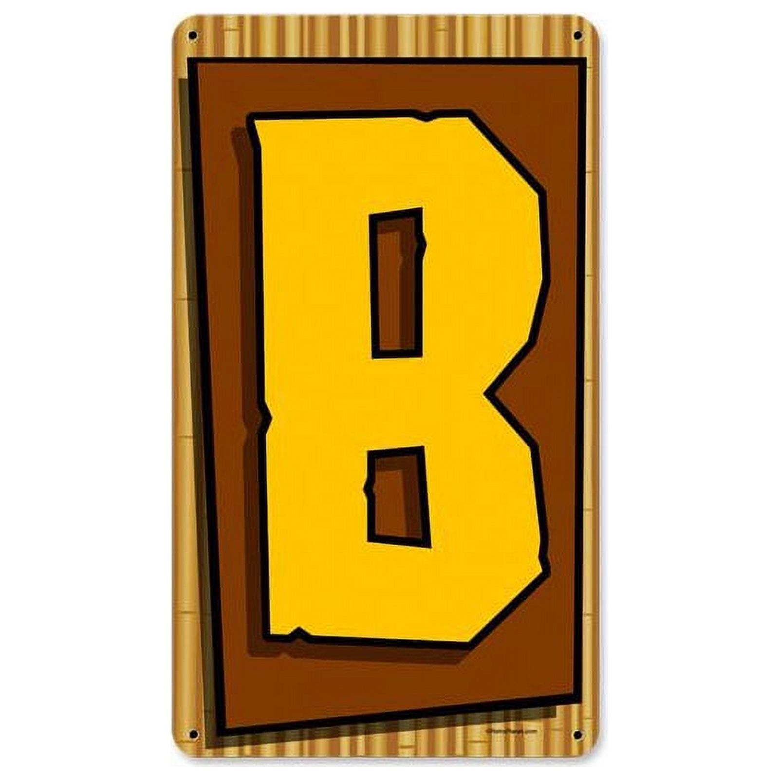 Tiki Letter B Vintage Sign “Made in the USA with heavy gauge steel ...