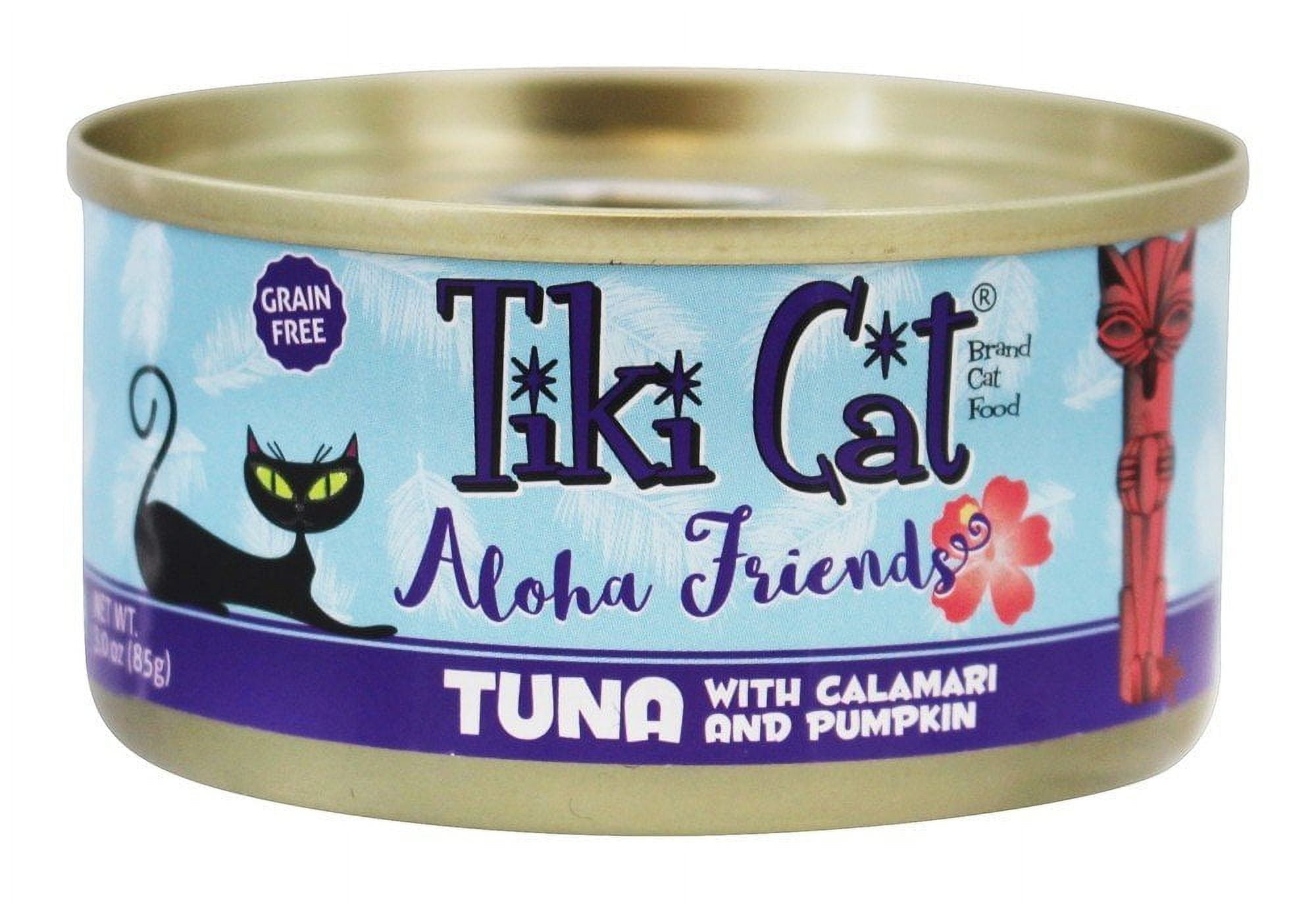 Tiki Pet Foods Cat Aloha Tuna Calamari Pet Food (12 Pack), 3 Oz C49 ...