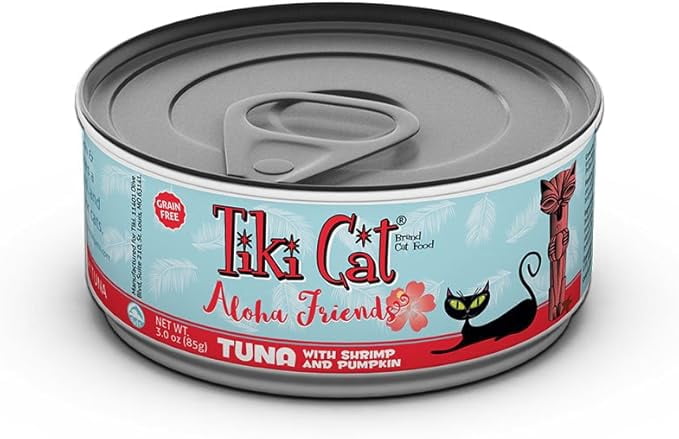 Tiki Pet Foods Cat Aloha Tuna Shrimp Pet Food (12 Pack), 3 Oz - Walmart.com