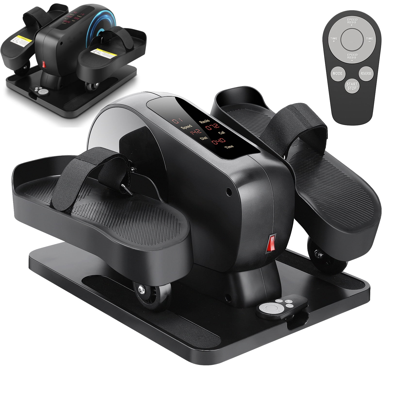 Tikmboex Under Desk Elliptical, Compact Seated Pedal Exerciser with ...