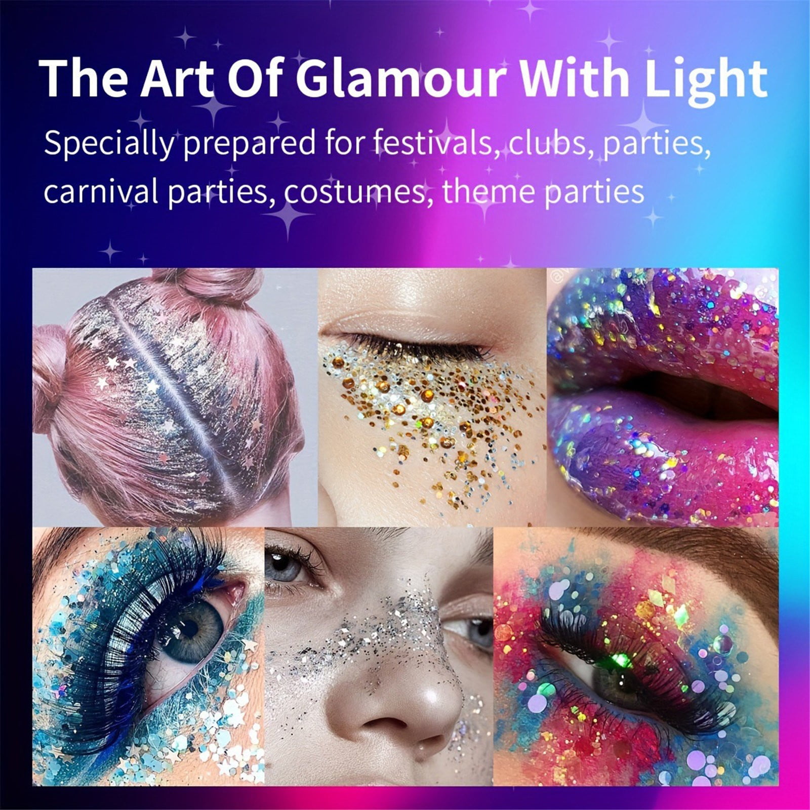 Tiktok Non Toxic Makeup Highlighter Cosmetics Sequins Strobe Highlight ...