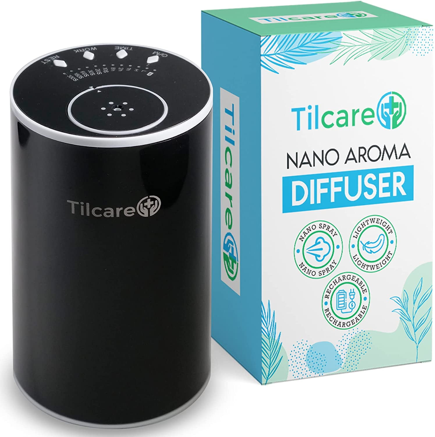 Tilcare Portable USB Nano Essential Oil Diffuser - Cordless ...