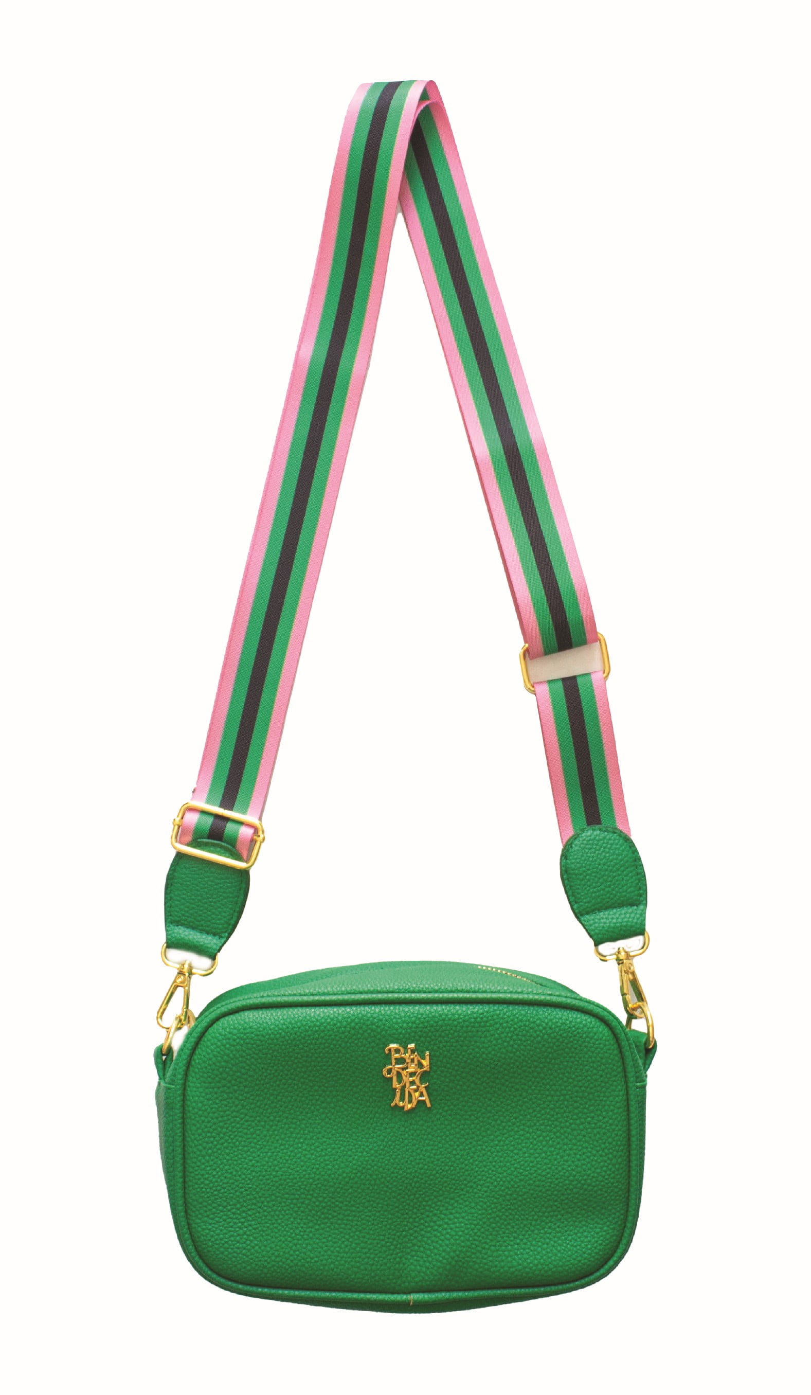 Tilde&Co Crossbody Bag Bendecida Green adjustable strap Material PU ...