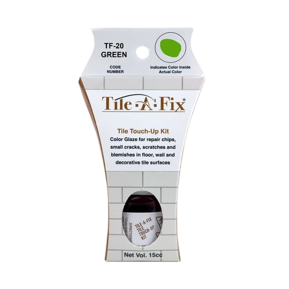 Tile-A-Fix Tile Touch Up Repair Glaze, Green (TF20) - Walmart.com