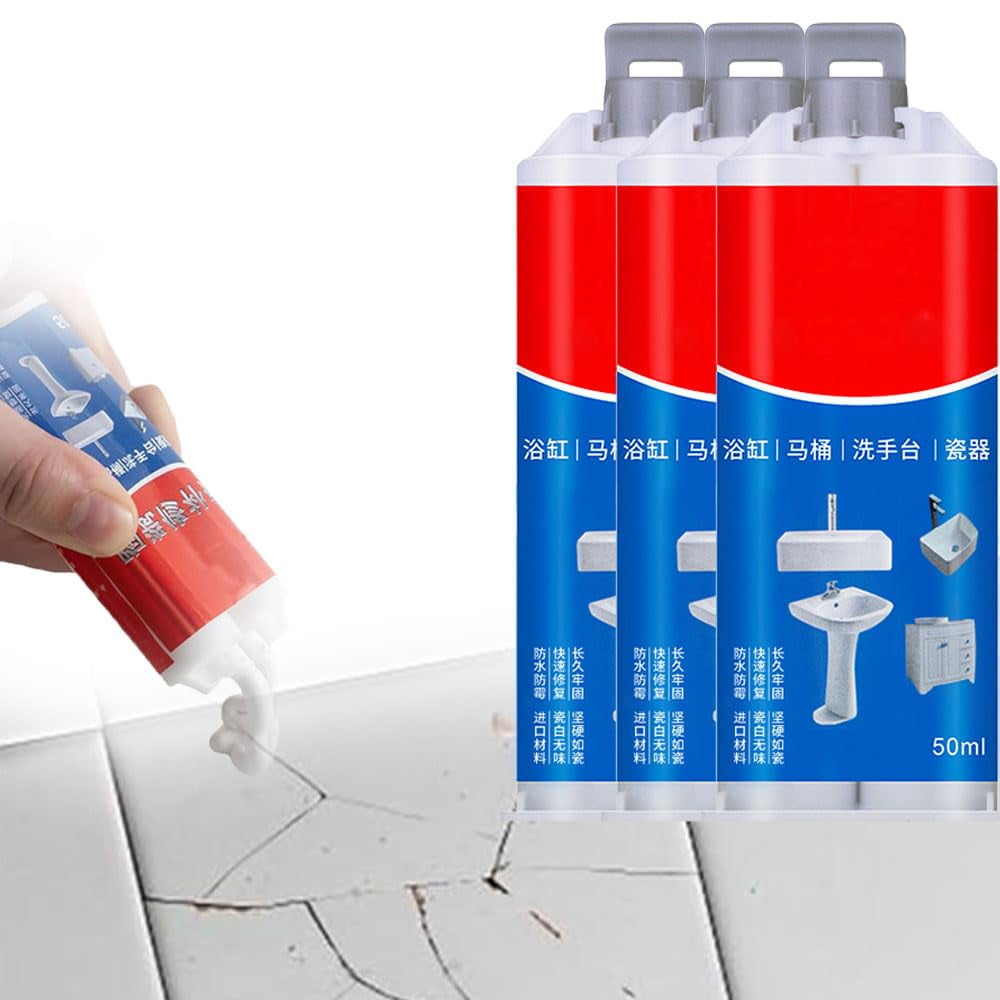 Tile and Ceramic Glaze Repair Paste, Ceramic Tile Repair Filler to Fix ...