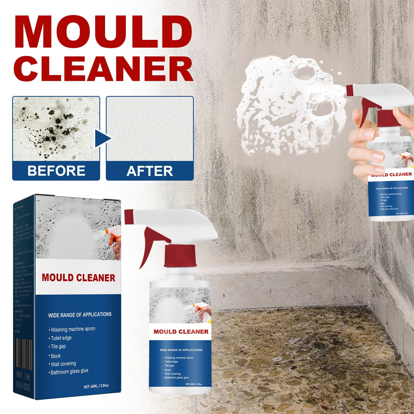 Tile Cleaner & Grout Remover | Multi-Surface Wall & Floor Cleaning ...