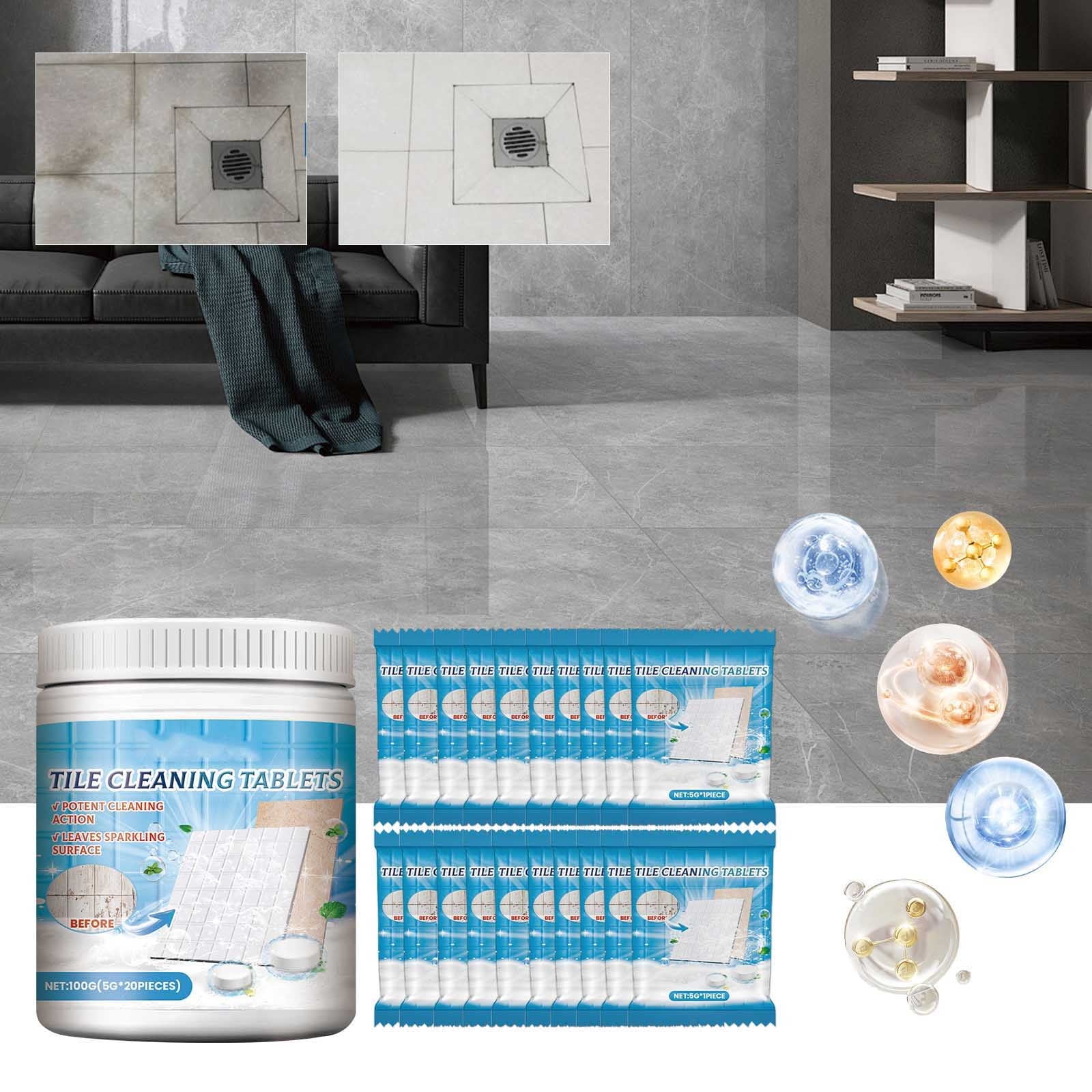 Tile Cleaning Tablets | Deep Clean Tile Surfaces - Removes Scale ...