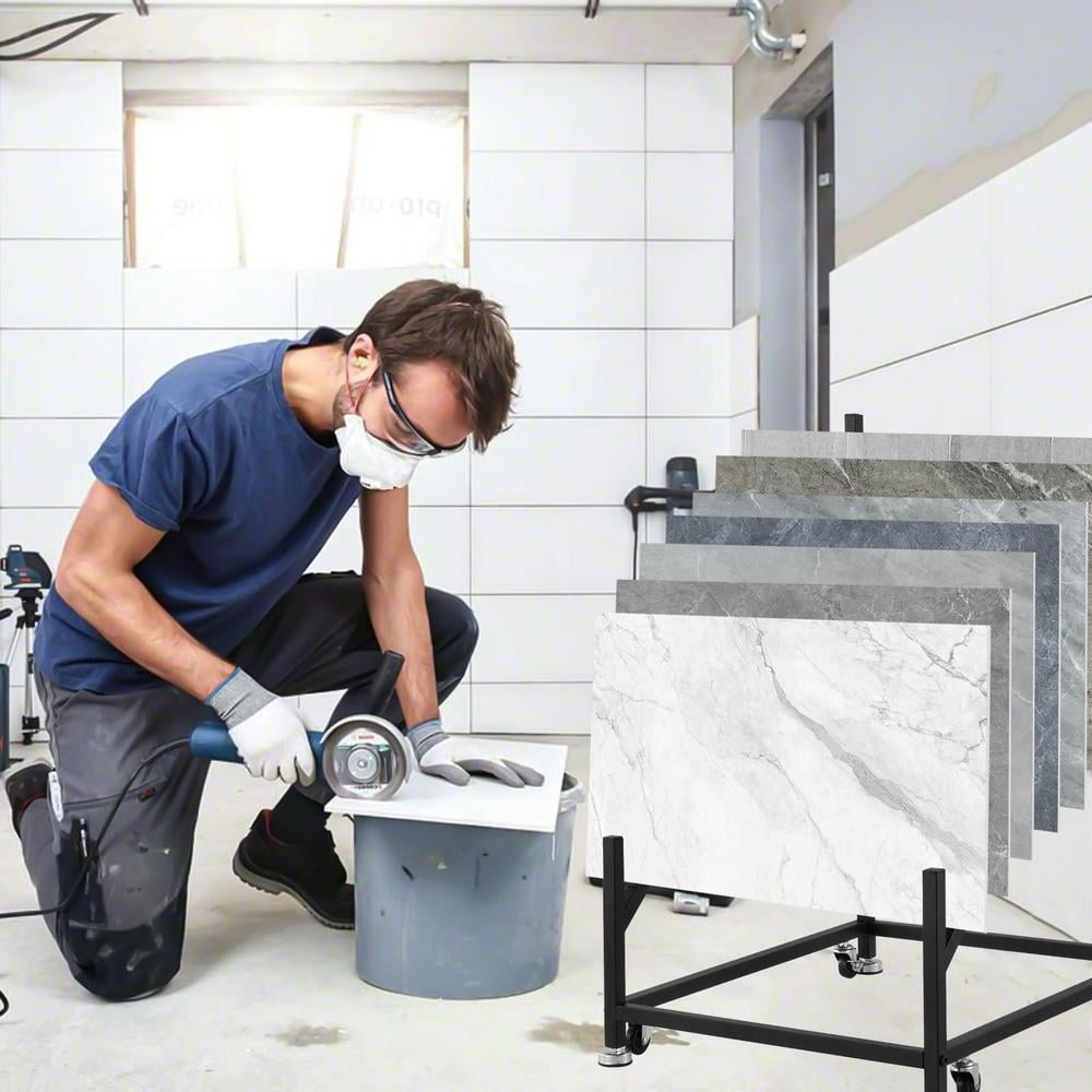 Tile Display Rack, Metal Porcelain Tile Sample Shelf, Floor Tile ...