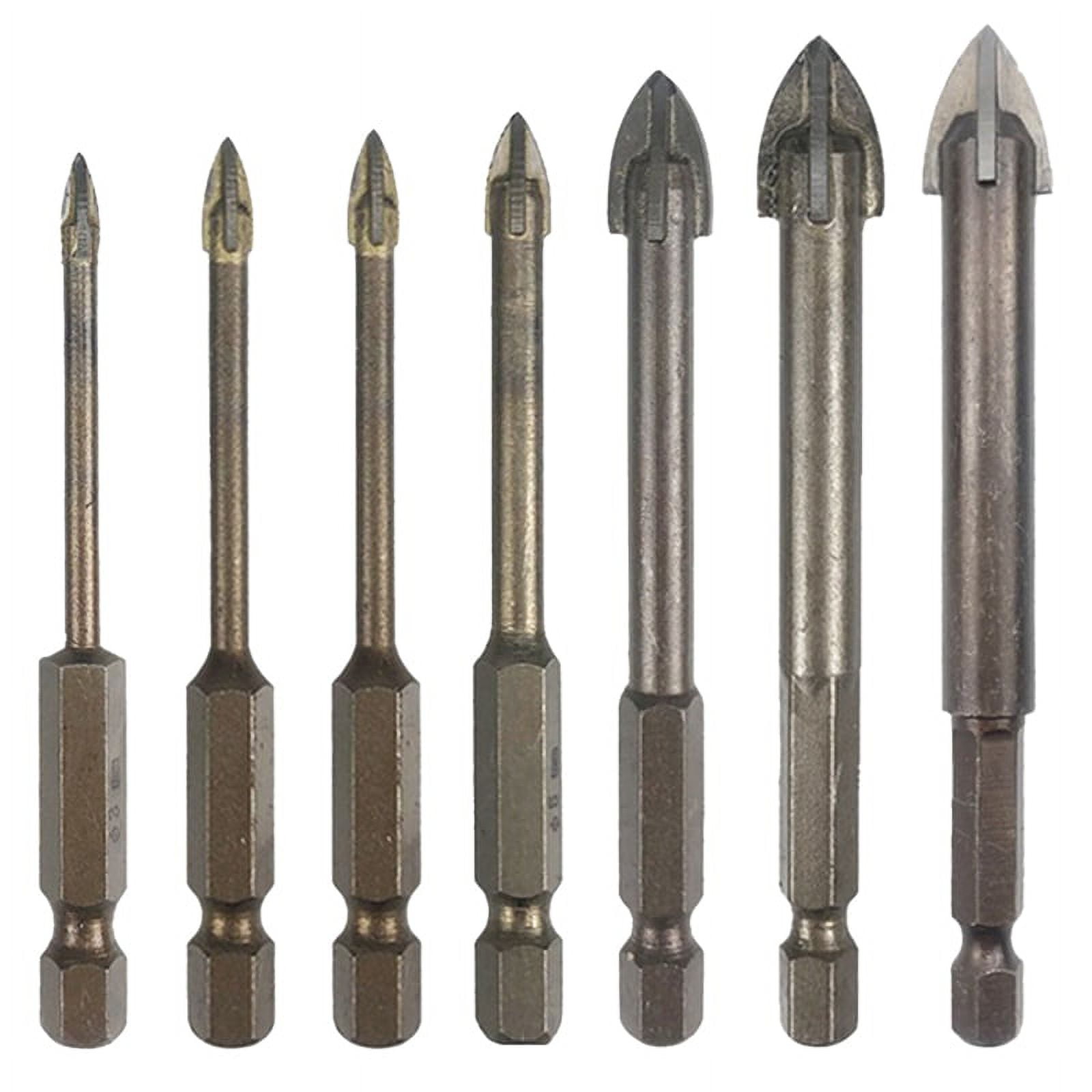 Tile Drill Bit Concrete Cement Drill Bit Multi-Function Punch Hole ...