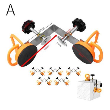 2PCS Adjustable Glass Suction Cup Stone Seam Setter For Joining And ...