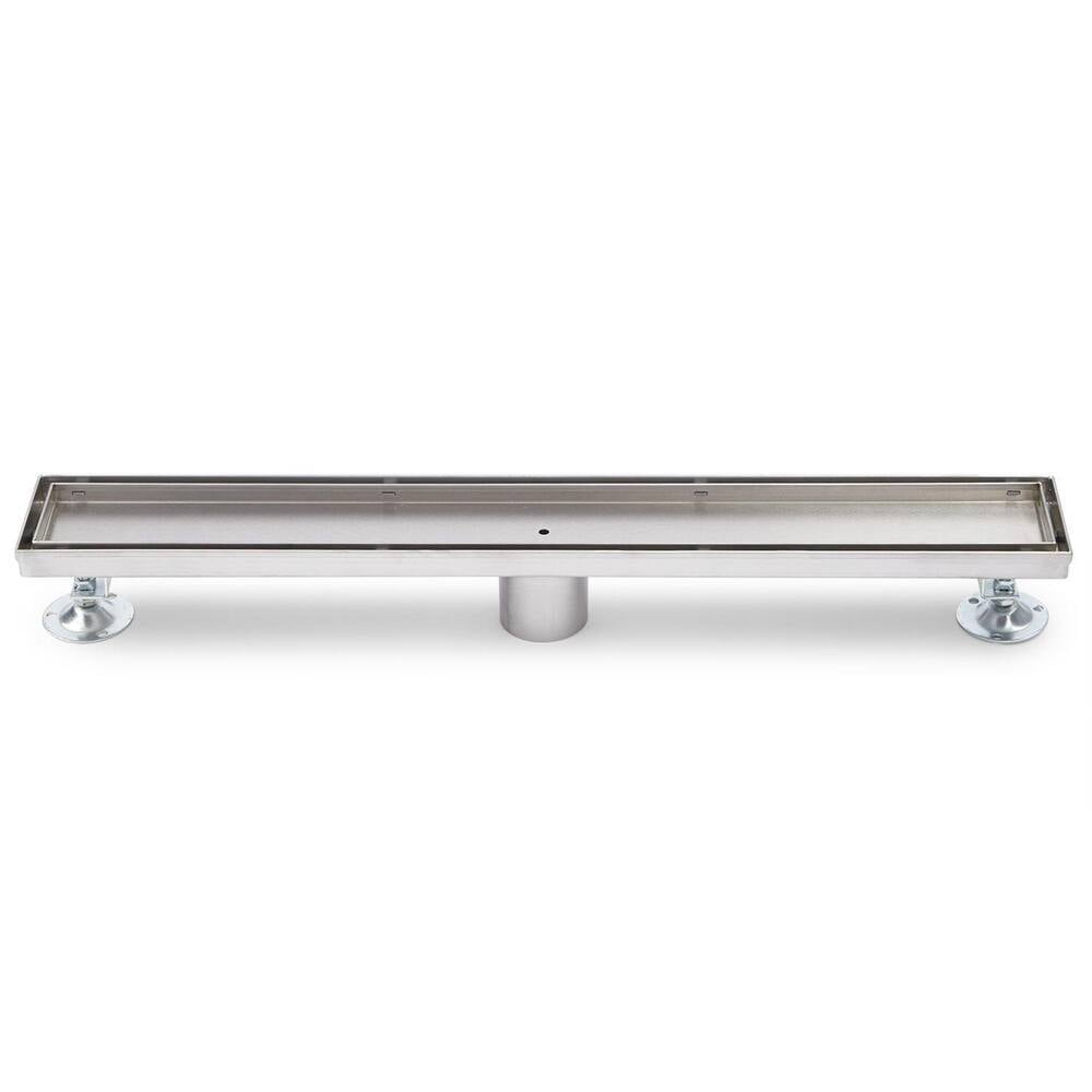 Tile Grate - Stainless Steel - Rectangular Shower Drain - Removal Tool ...