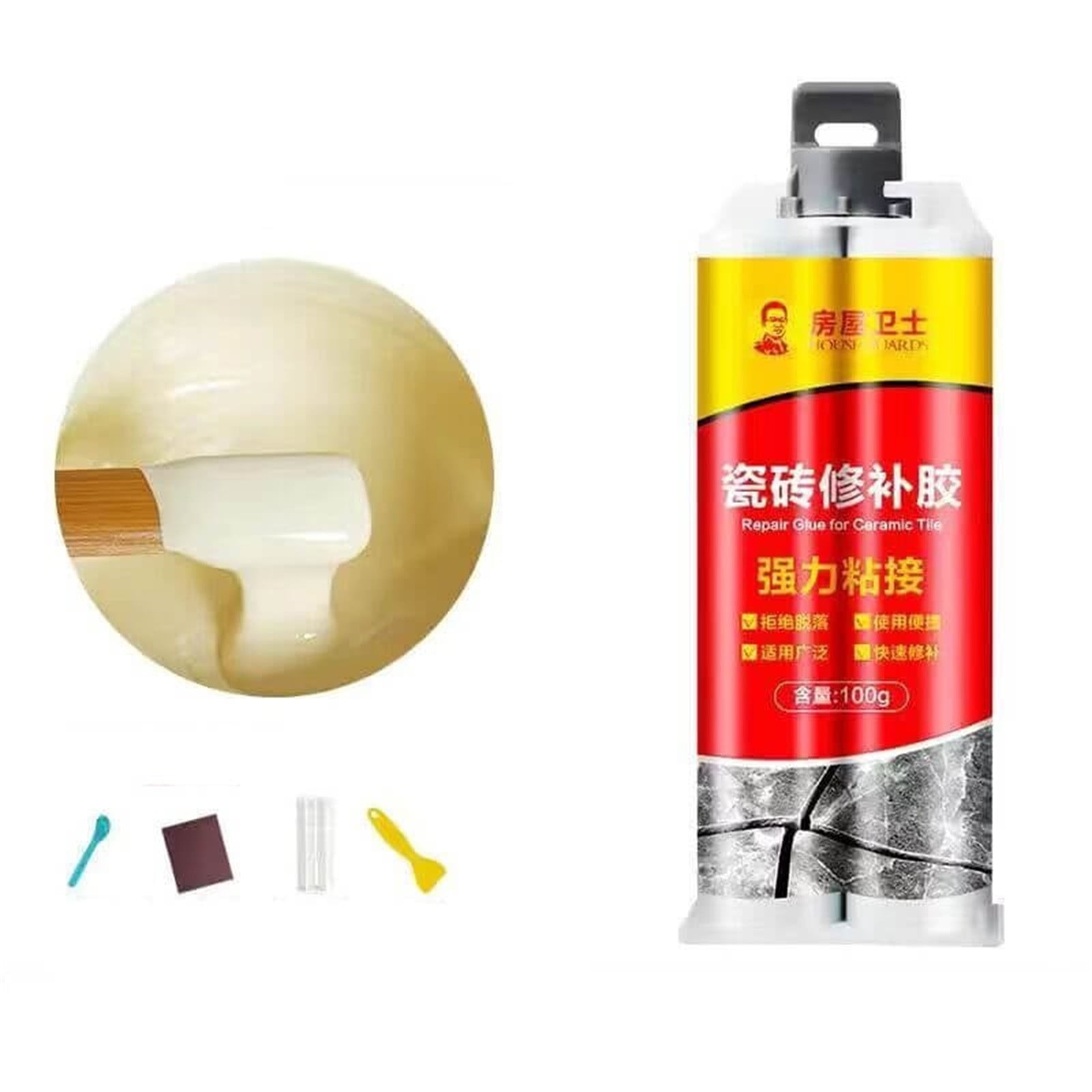 Tile Grout Repair Kit - Fast Drying Epoxy Adhesive for Chips, Cracks ...